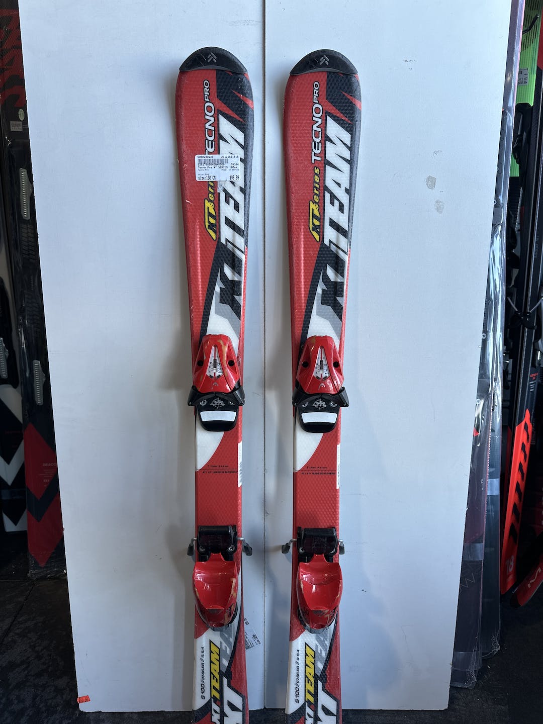 Used Tecno Pro Xt Series 100 Cm Boys' Downhill Ski Combo | SidelineSwap