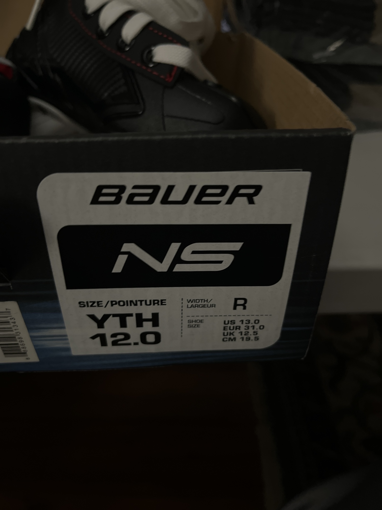 New Bauer Regular Width 12 Ns Hockey Skates | SidelineSwap