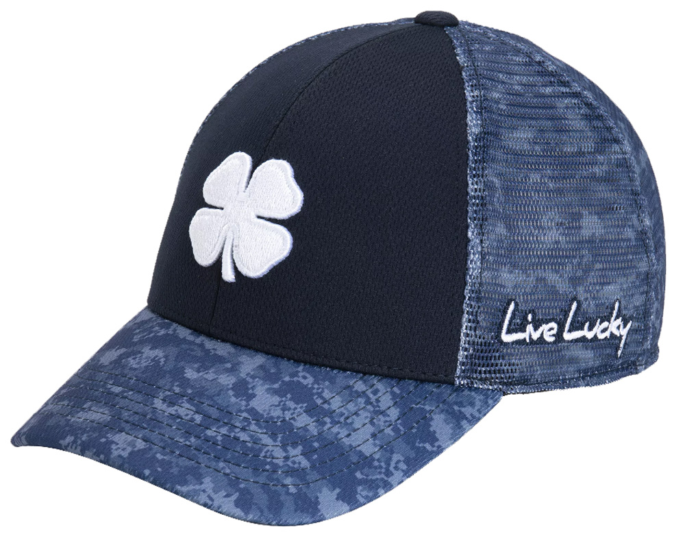 NEW Black Clover Live Lucky BC Freedom #11 Fitted S/M Navy Camo Golf ...