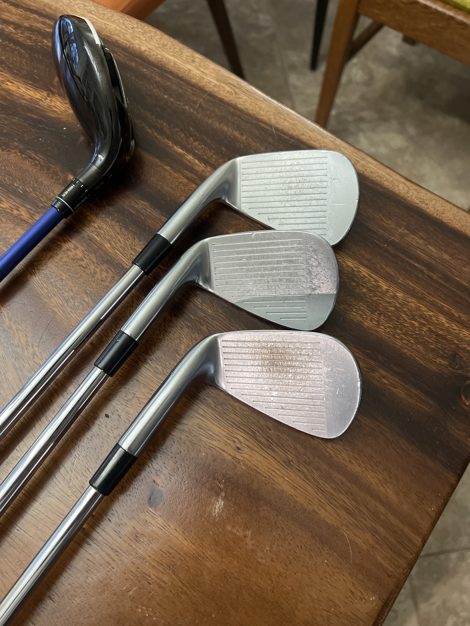 Taylormade 4 Hybrid, P7 Mc 8,9,Pw And Spider X Putter | SidelineSwap