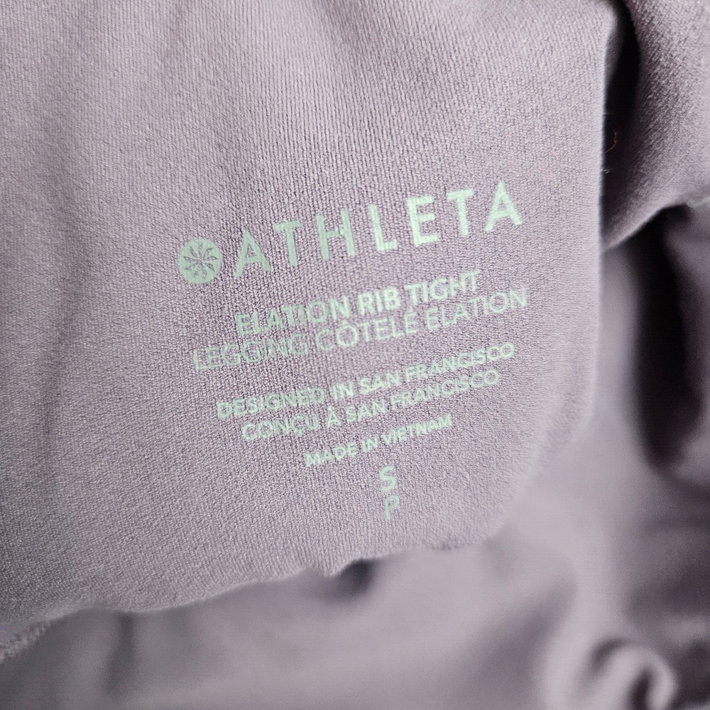 Athleta Elation Rib Tight High Rise Size: S Women's Active Yoga Gym | SidelineSwap