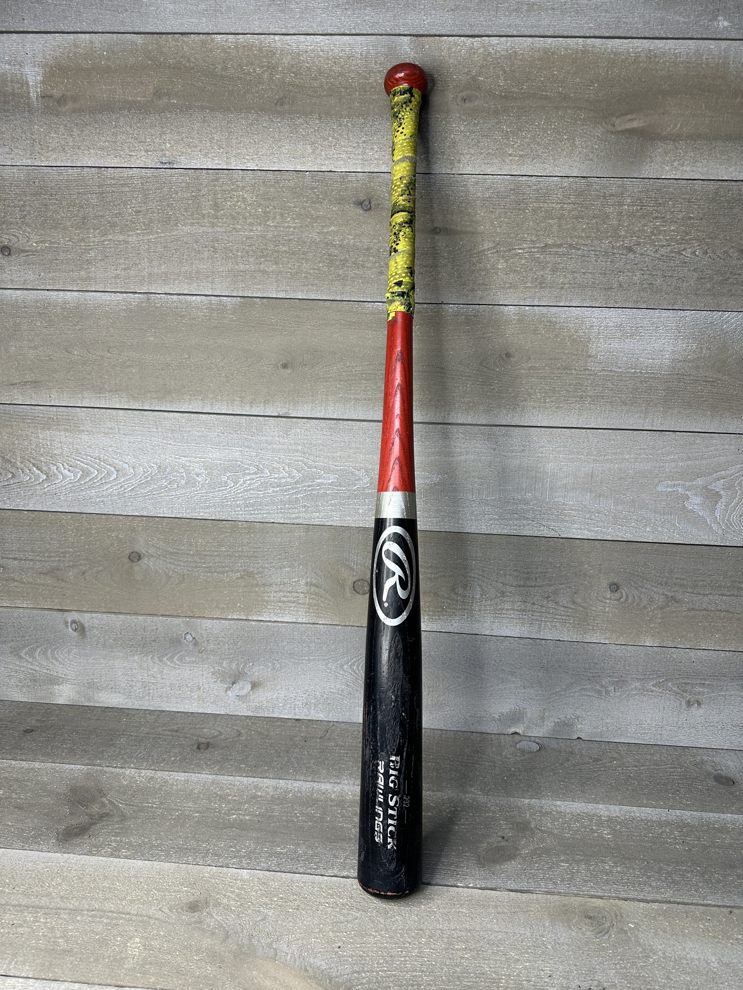 Rawlings Big Stick 232 Wooden Baseball Softball Bat 33" Red Black 34oz ...