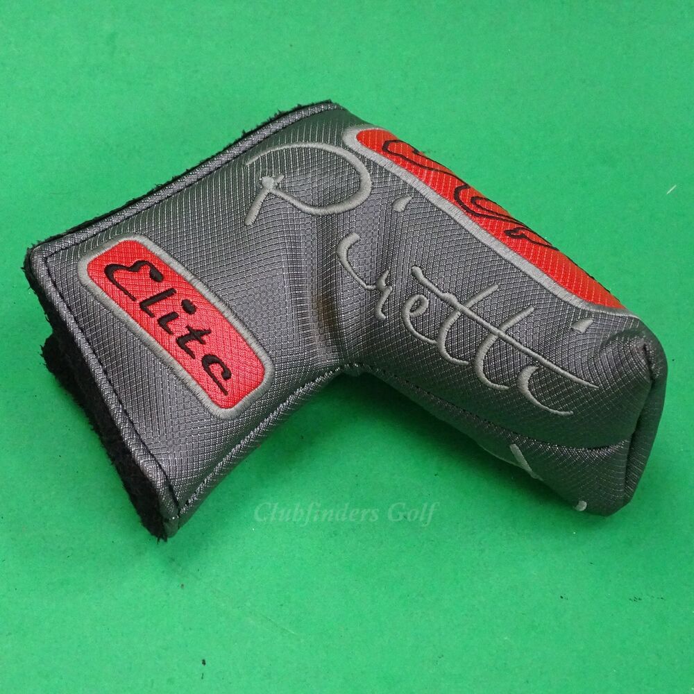 Piretti Elite Grey/Red/Black Blade Golf Putter Headcover | SidelineSwap