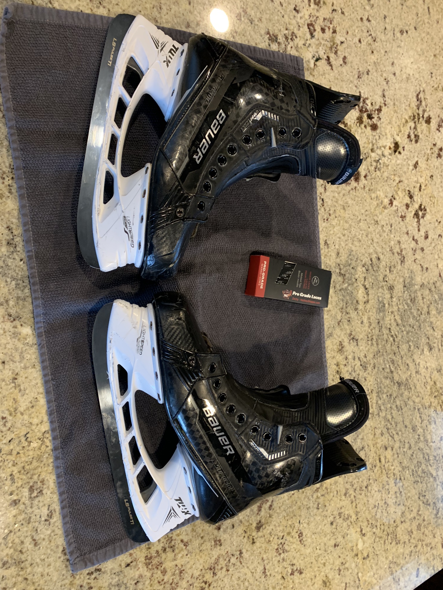 Bauer Supreme Mach Pro Stock 9.5 fit 2 skates | SidelineSwap