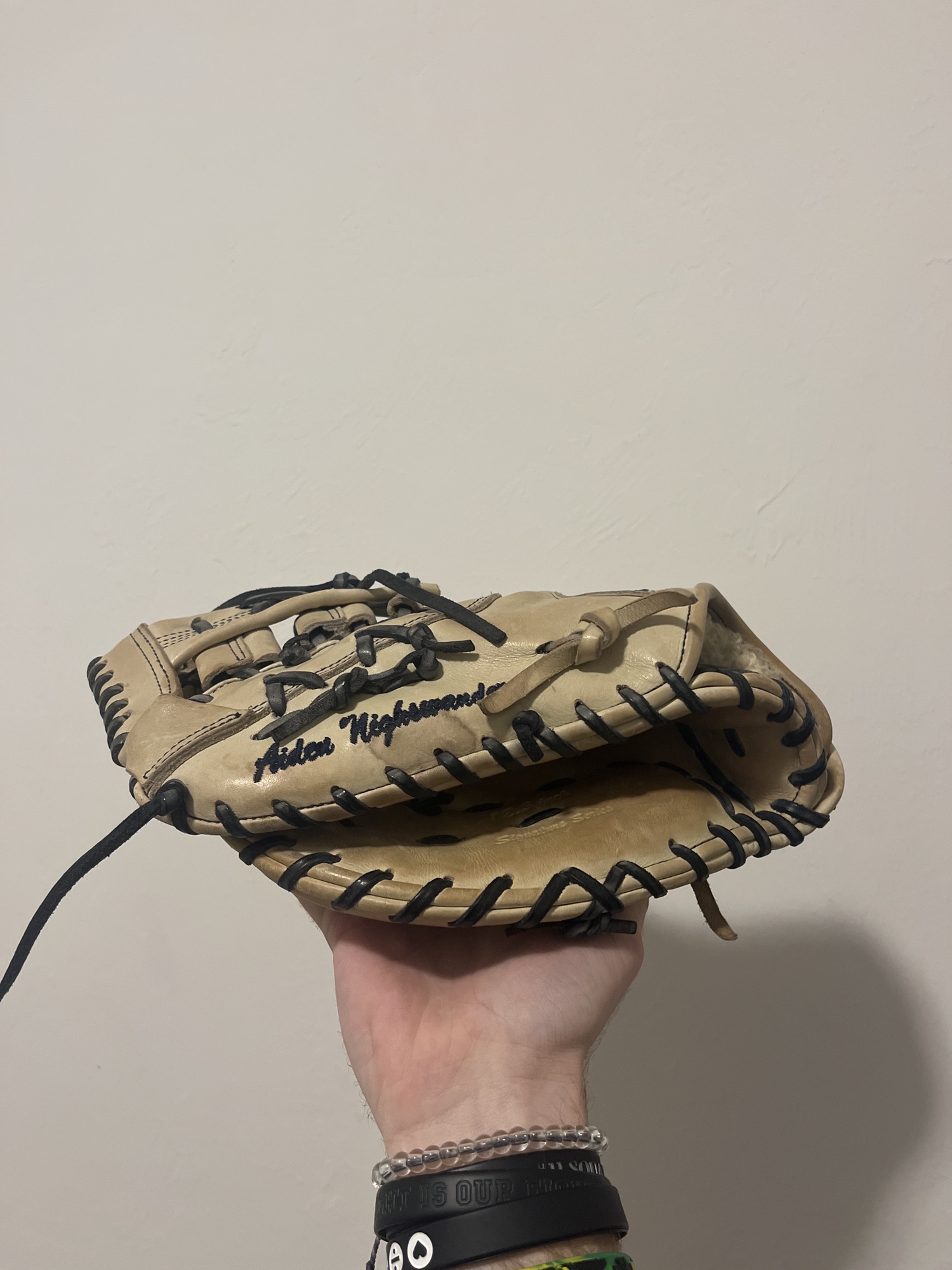 44 pro 12.5 lefty first base mitt baseball glove | SidelineSwap