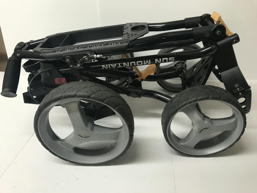 Used Sun Mtn Micro Cart 4 Wheel Aluminum Golf Carts | SidelineSwap