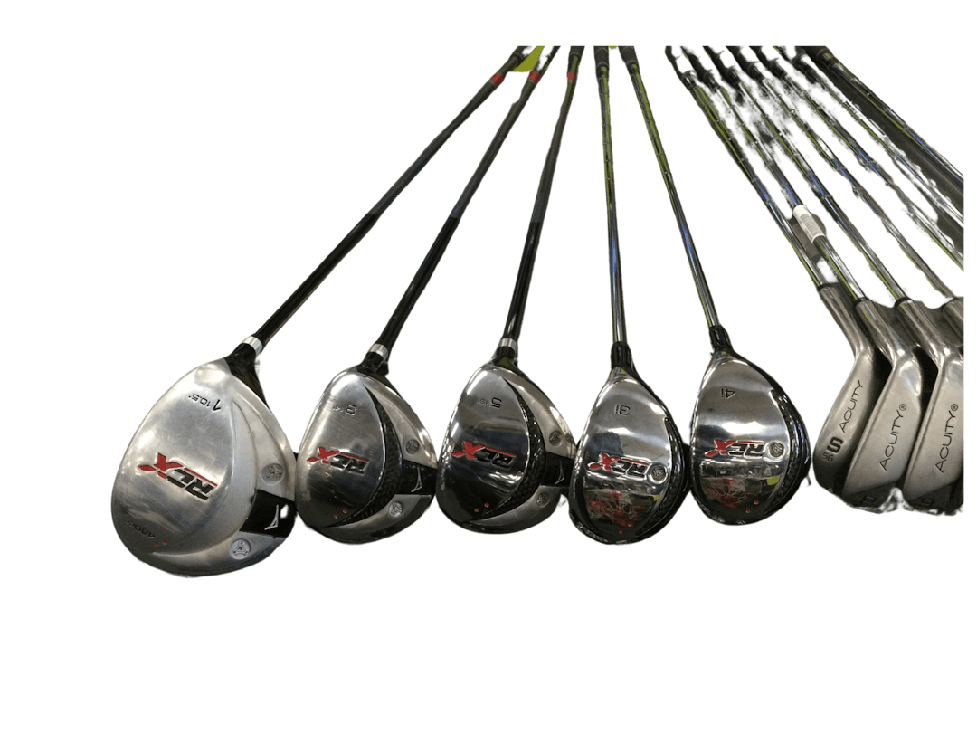 Used Acuity Rcx 12 Piece Regular Flex Steel Shaft Men's Club Sets ...