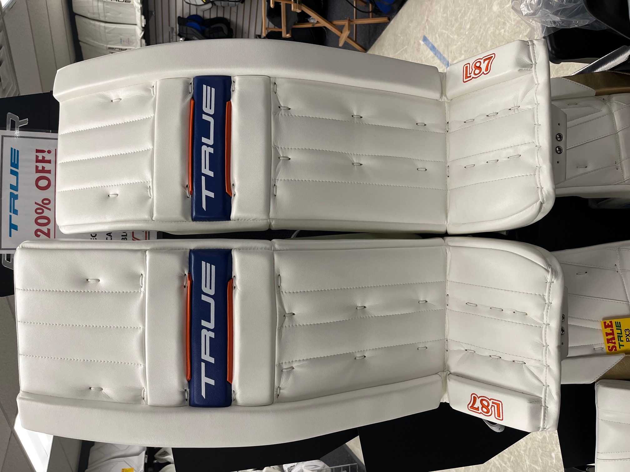 New True L87 Pro 34+1" Pro Stock Goalie Leg Pads Cory Schneider, New ...