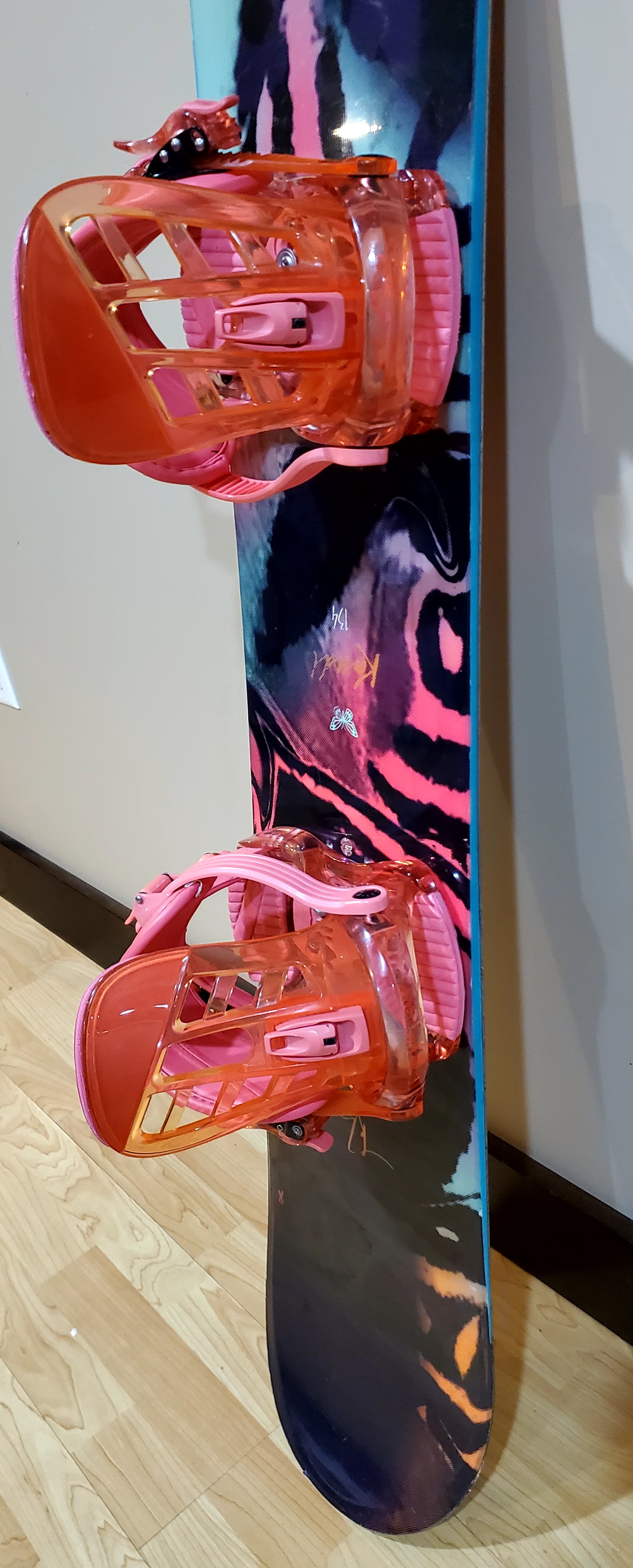 K2 Kandi Snowboard 134cm Bindings size M Catch-free Rocker board ...