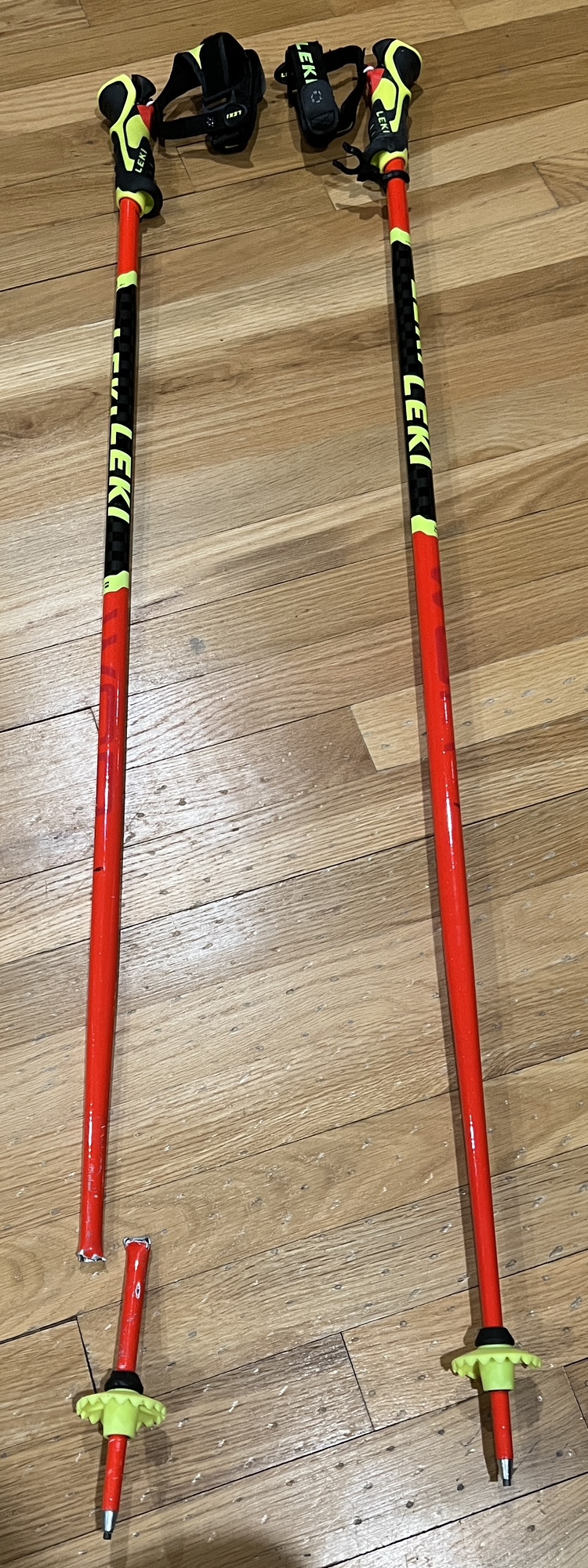 Leki Racing World Cup Lite SL Ski Poles Used 46in (115cm) | SidelineSwap