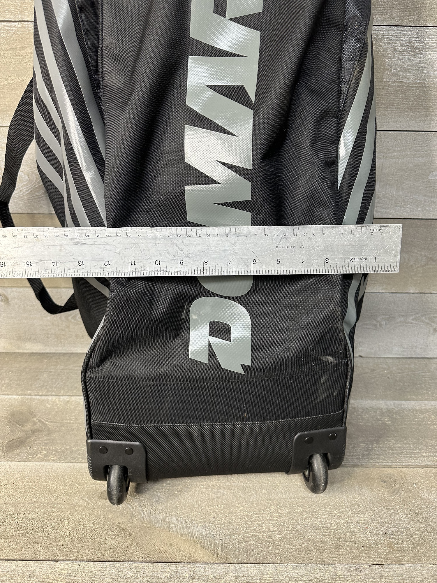 DeMarini 36” Wheeled Bat Rolling Equipment Bag Softball Baseball Black ...