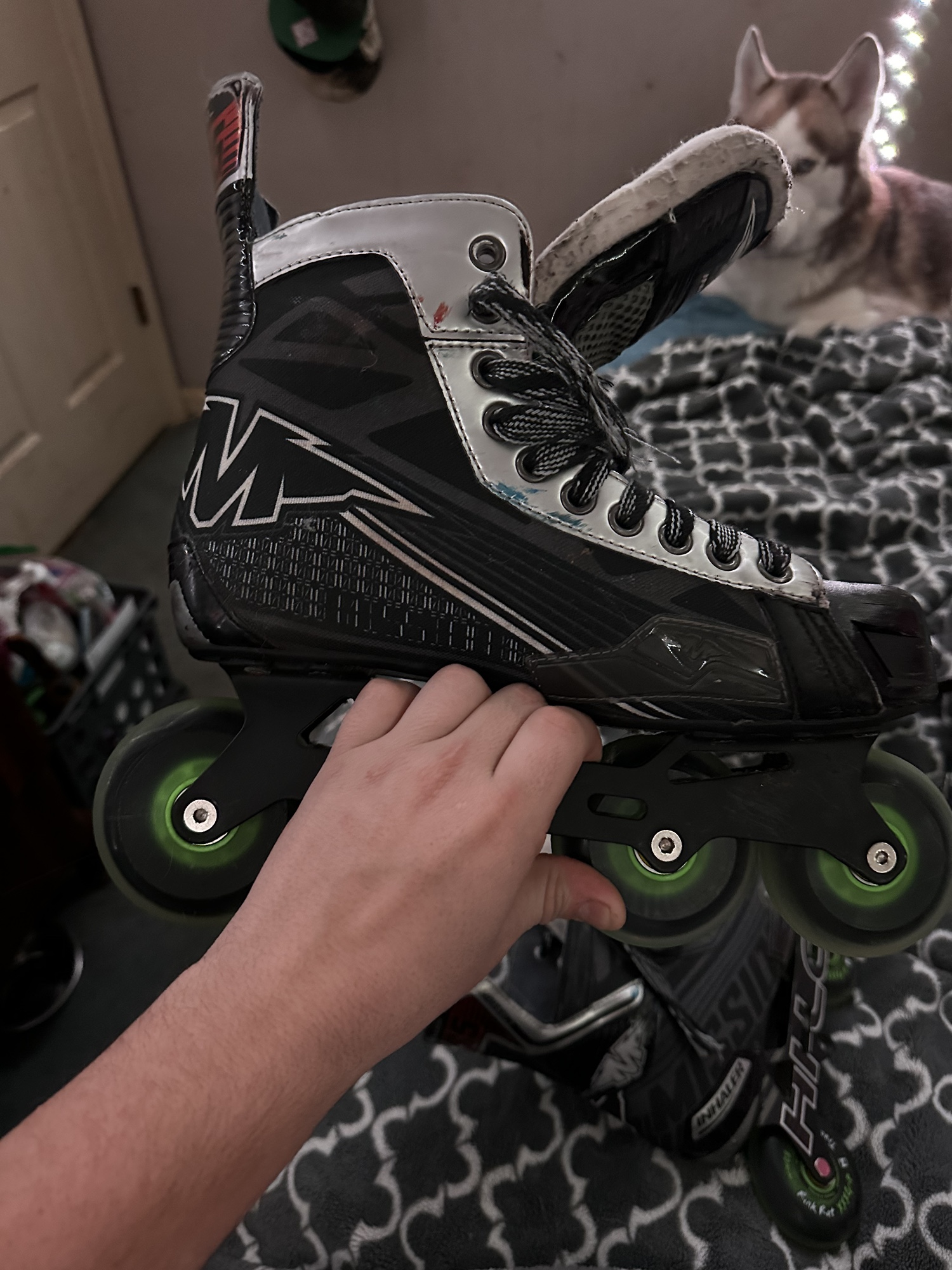 Mission Regular Width Size 7.5 Inhaler DS5 Inline Skates | SidelineSwap