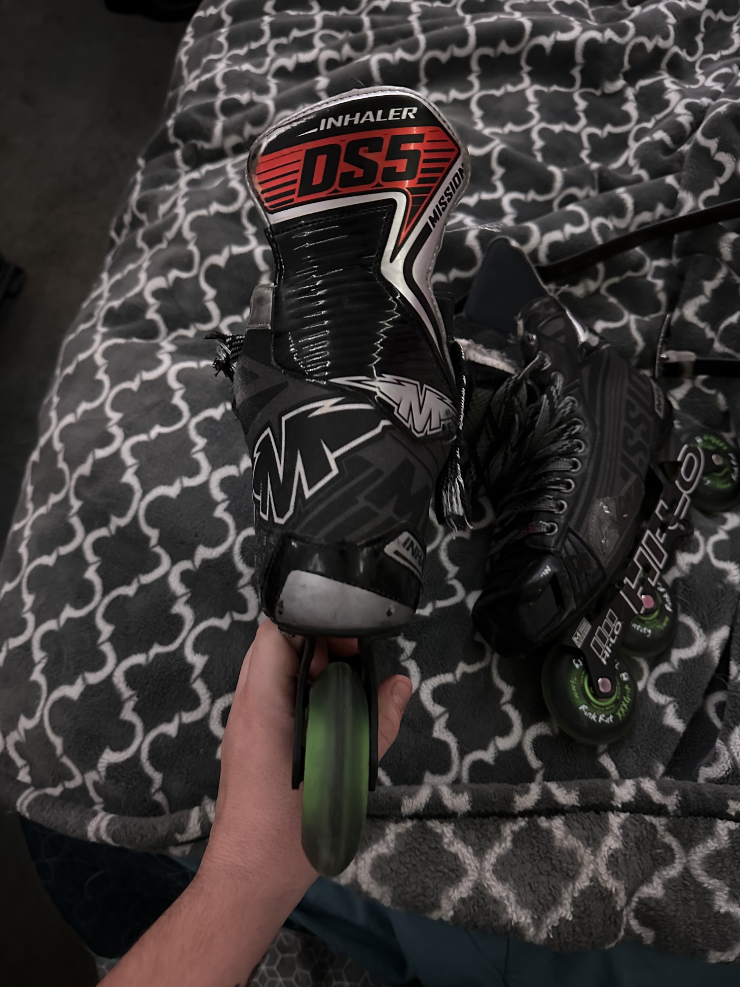 Mission Regular Width Size 7.5 Inhaler DS5 Inline Skates | SidelineSwap