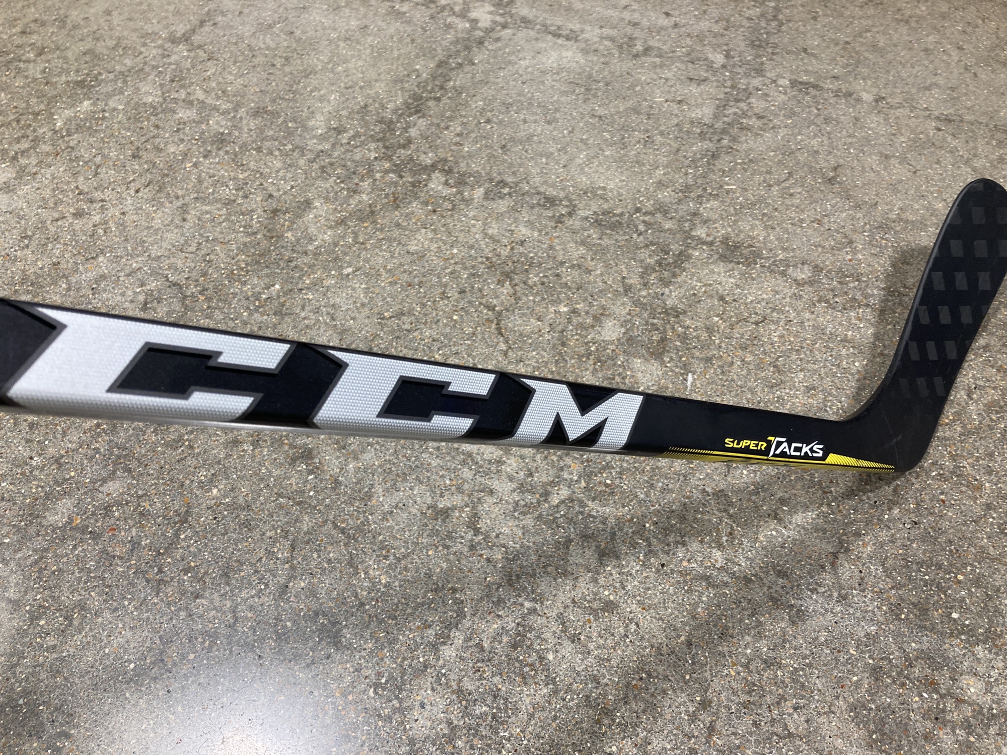 Used Senior CCM Super Tacks Left Hockey Stick RENFRO Pro Stock, Pattern ...