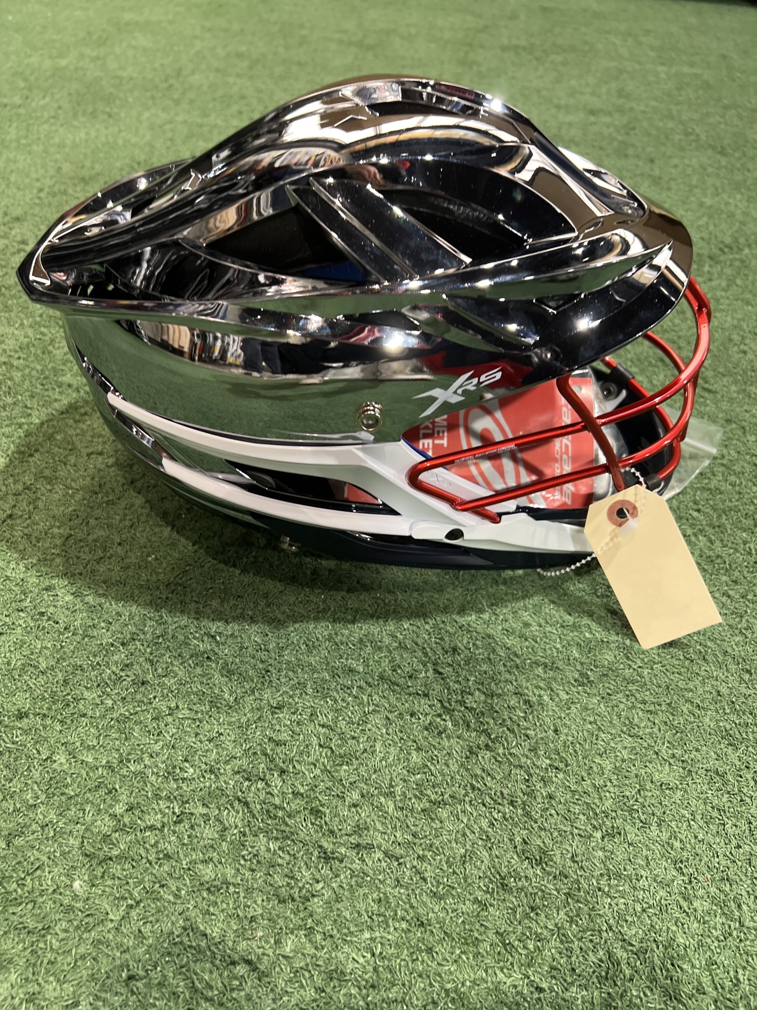 New Cascade XRS Chrome / Red Helmet | SidelineSwap