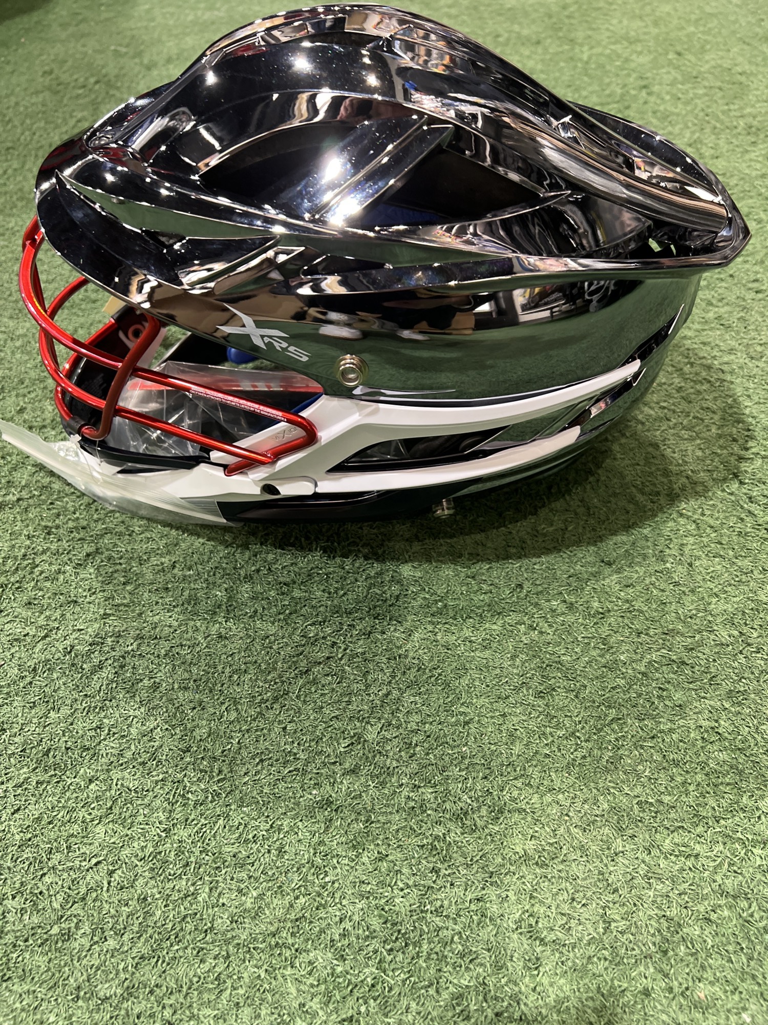 New Cascade XRS Chrome / Red Helmet | SidelineSwap