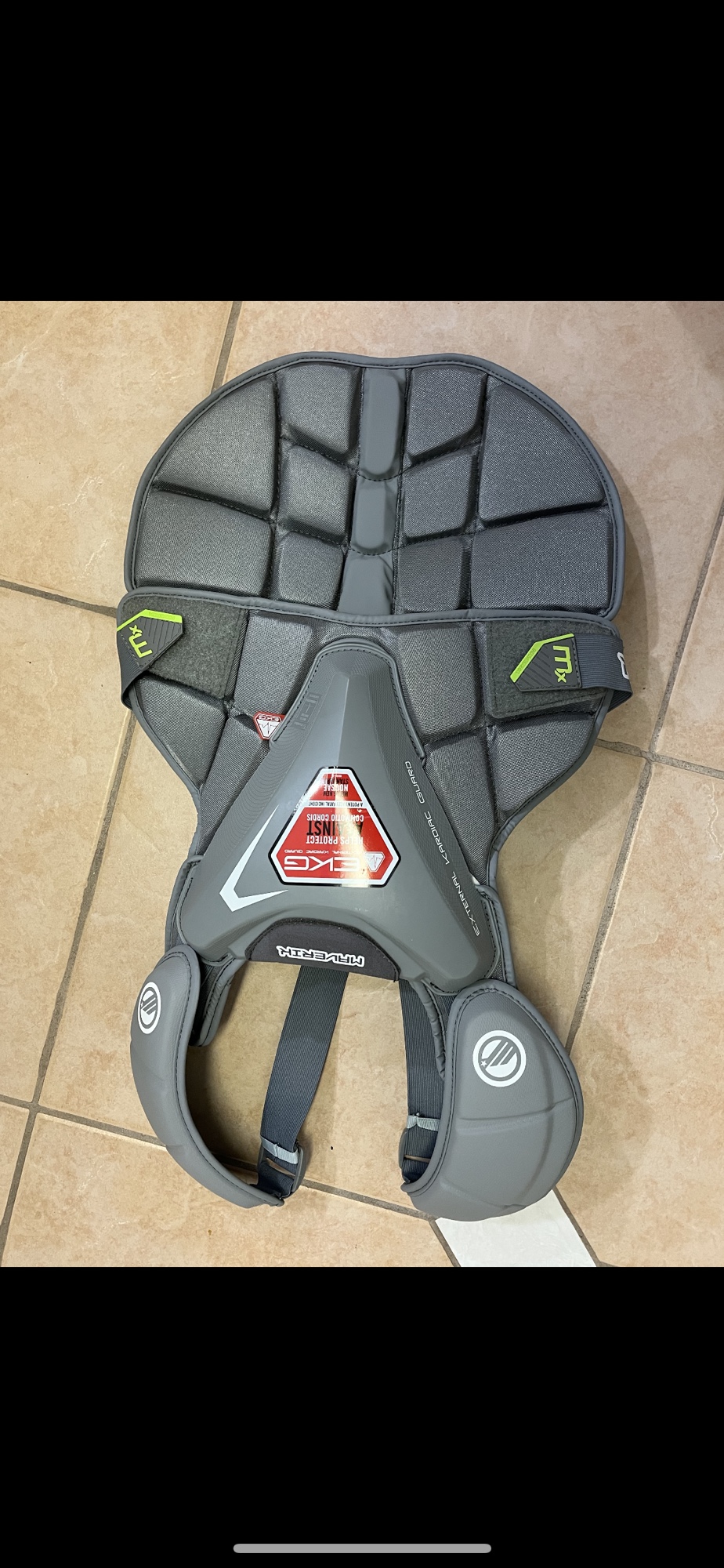 New Maverick lacrosse goalie chest protector | SidelineSwap