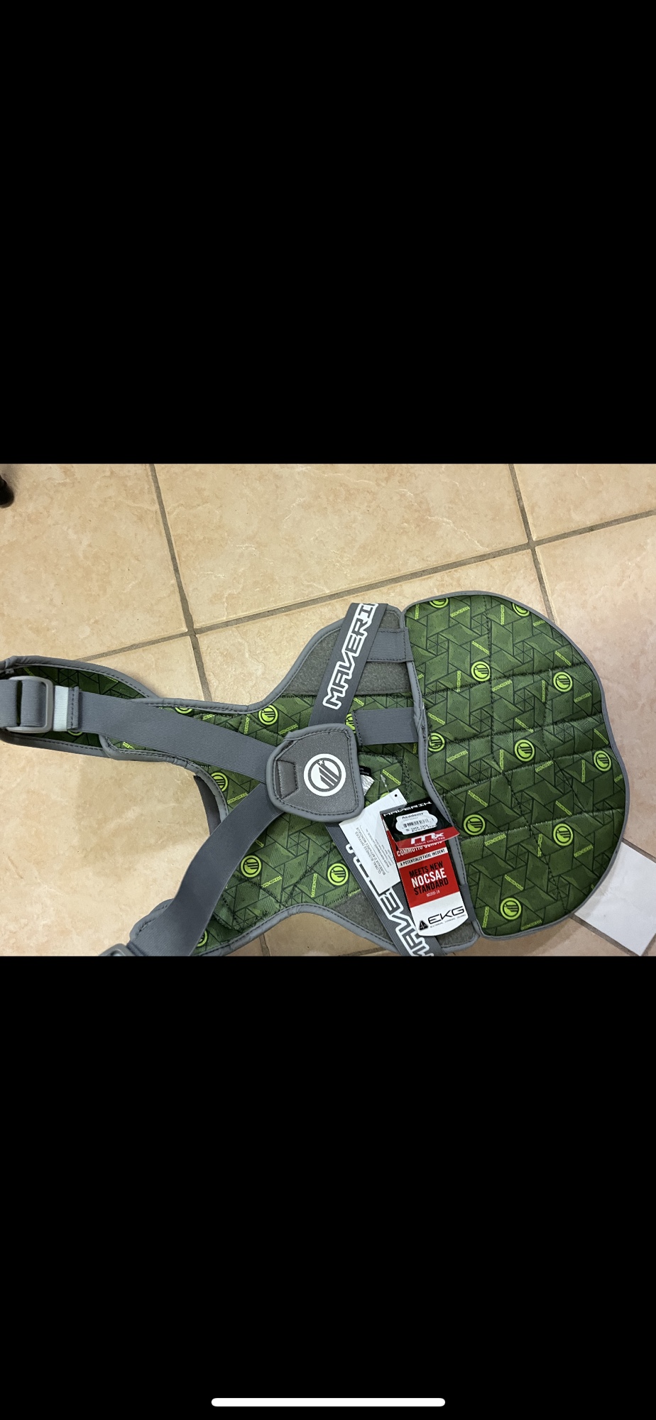 New Maverick lacrosse goalie chest protector | SidelineSwap