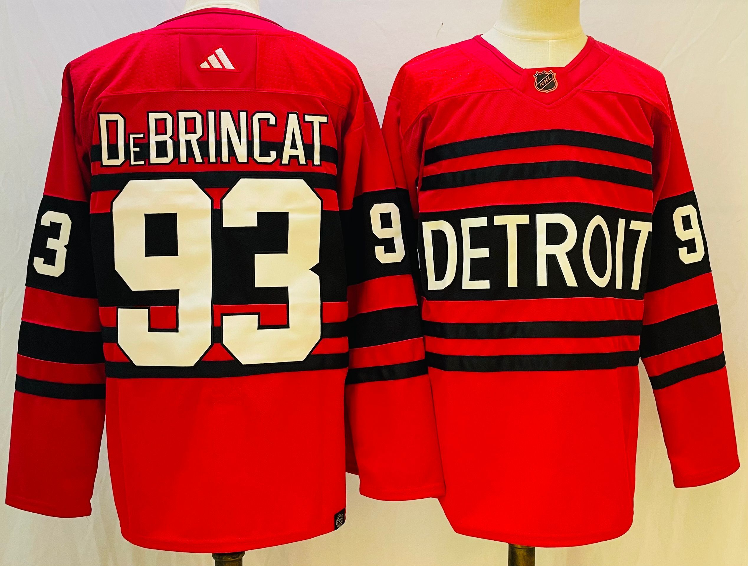 Alex Debrincat Detroit Red Wings Jersey for Ice Hockey Throwback ...