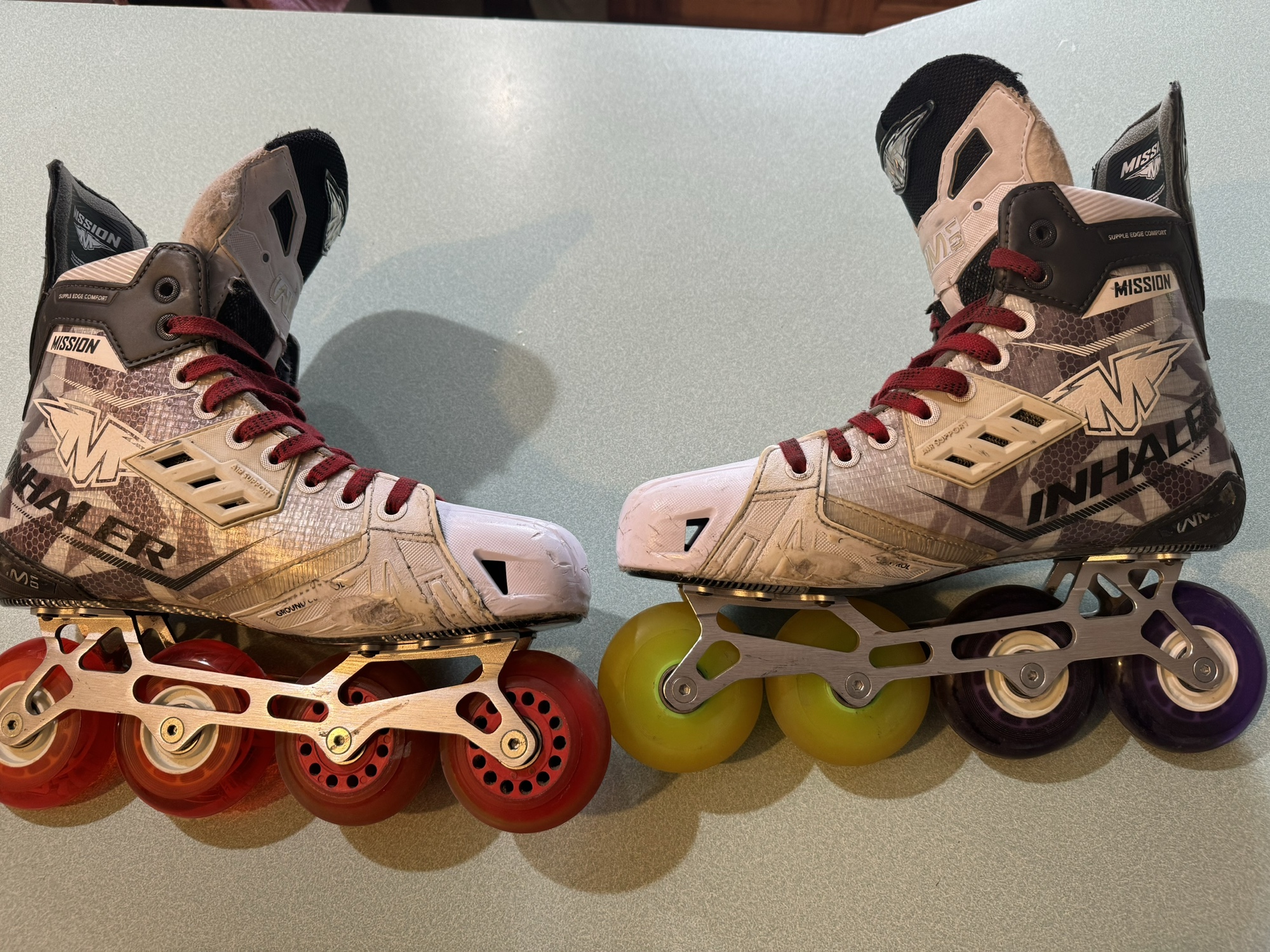 Used Mission Regular Width Size 9 Inhaler WM01 Inline Skates | SidelineSwap
