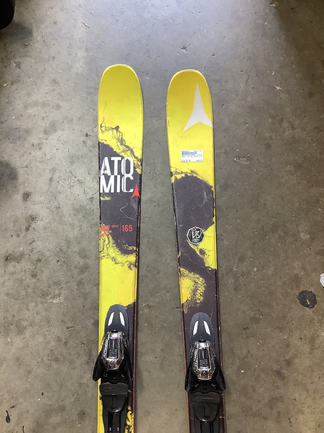 Used Atomic Vantage Series Rival 165 Cm Men's Downhill Ski Combo | SidelineSwap