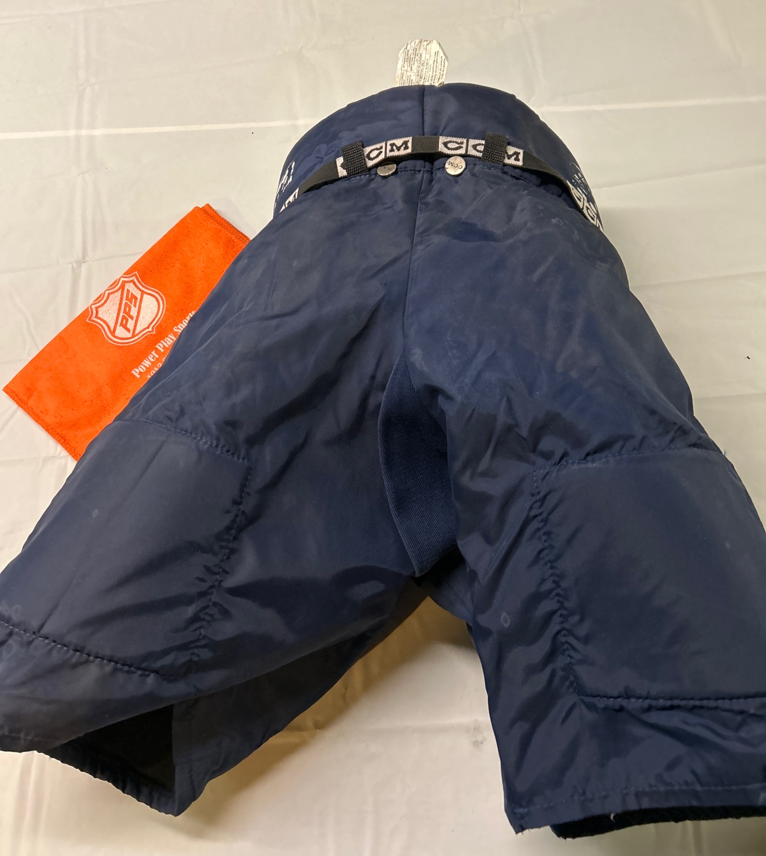 Used CCM Supra Jr. Large Hockey Pants. Navy | SidelineSwap