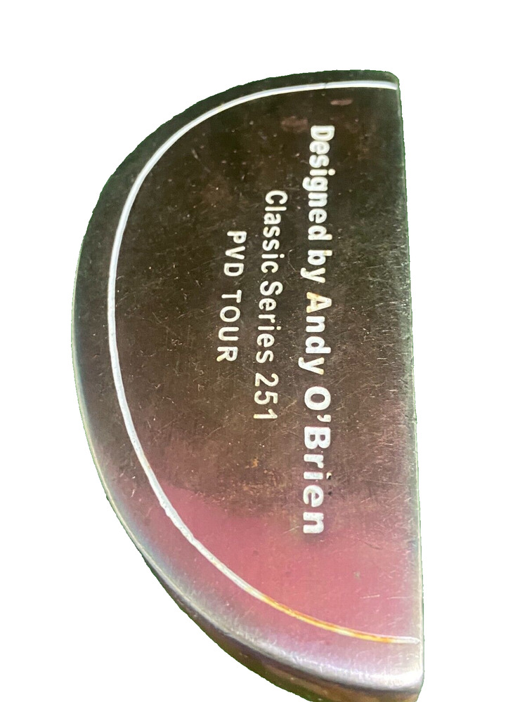 Naples Bay Andy O'Brien PVD Tour Mid-Mallet Putter RH Steel 32.75" New ...