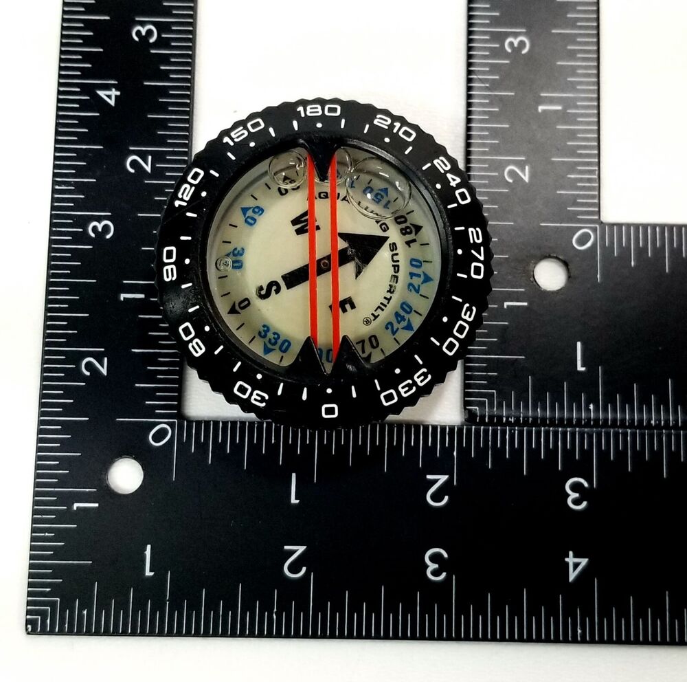 Aqua Lung Supertilt Submersible Compass Puck Module Scuba Dive Oceanic ...
