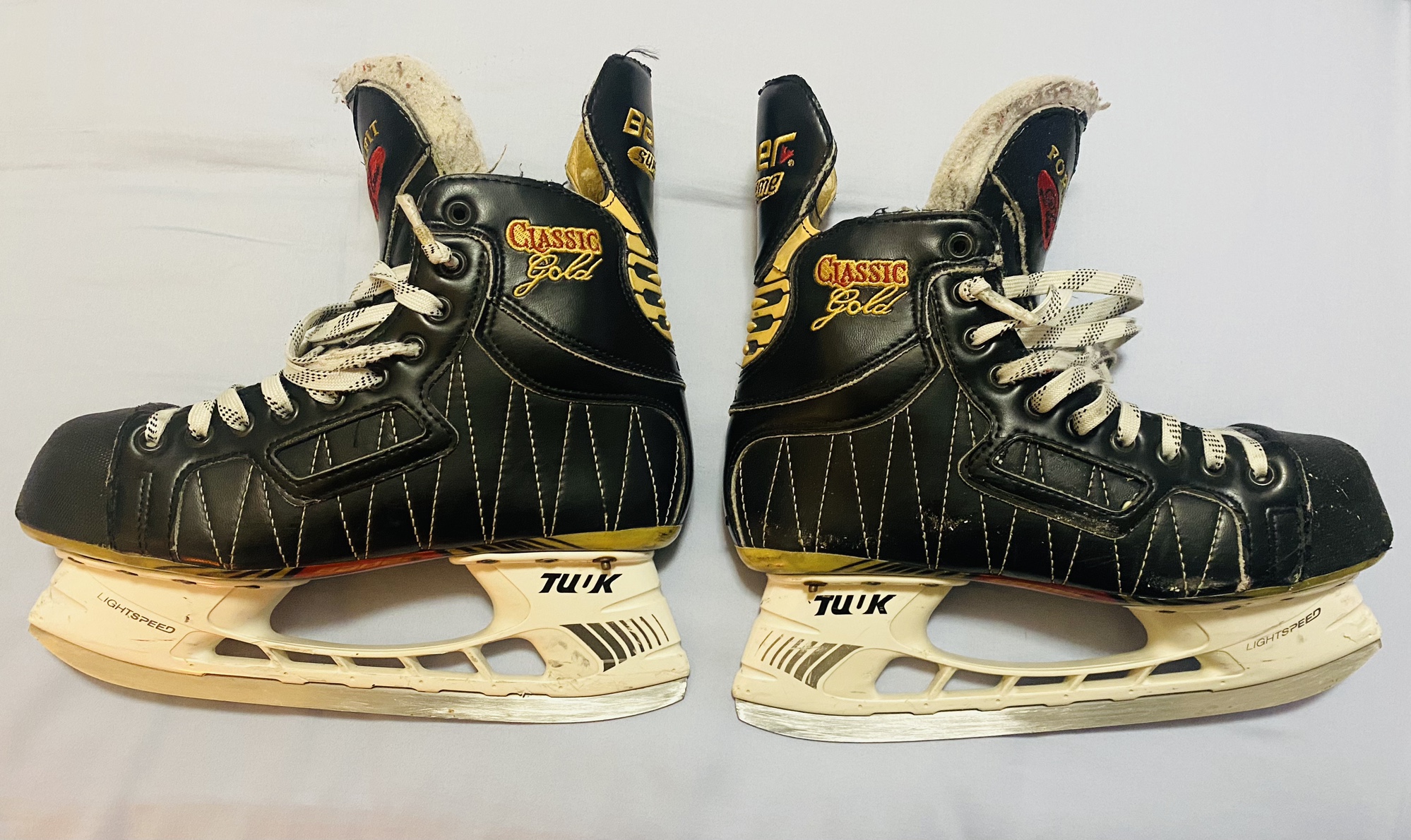 Bauer Supreme Classic Gold Hockey Skates | SidelineSwap