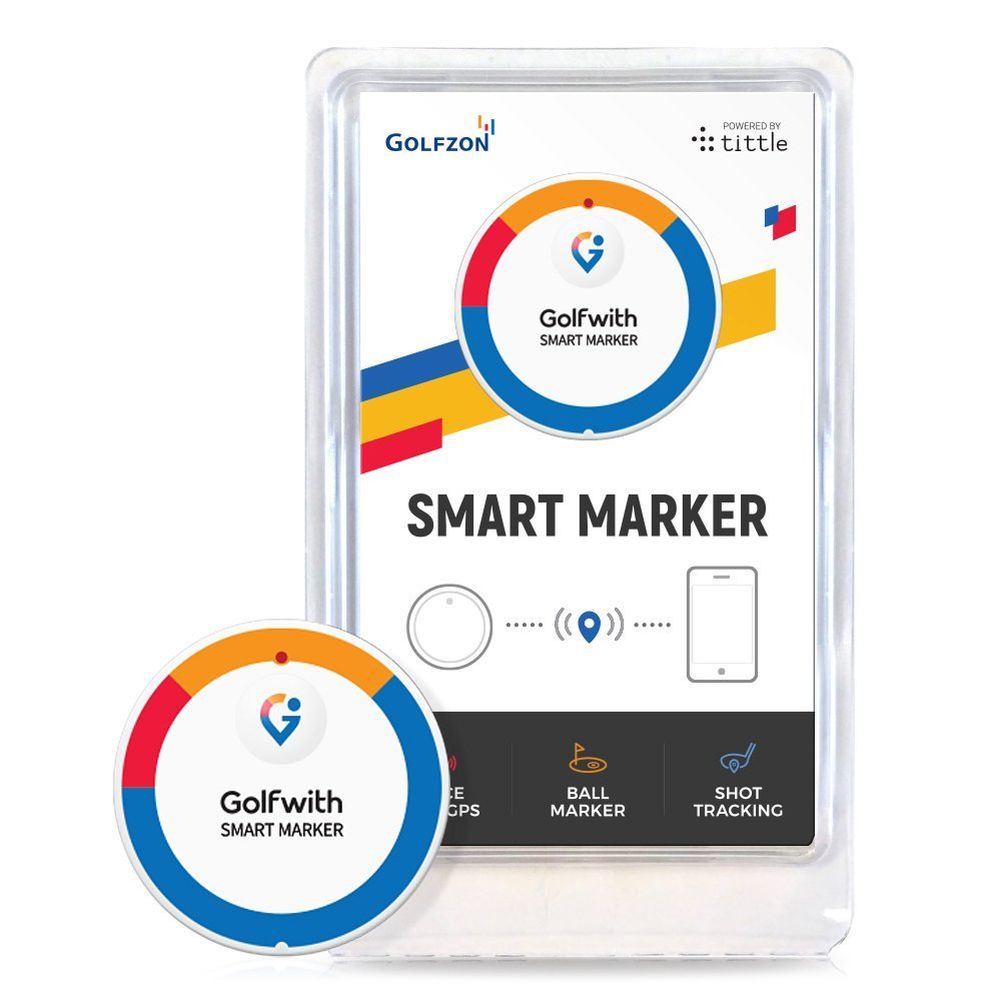 Golfzon Smart Marker (White) GPS Golfwith Shot Tracker NEW | SidelineSwap