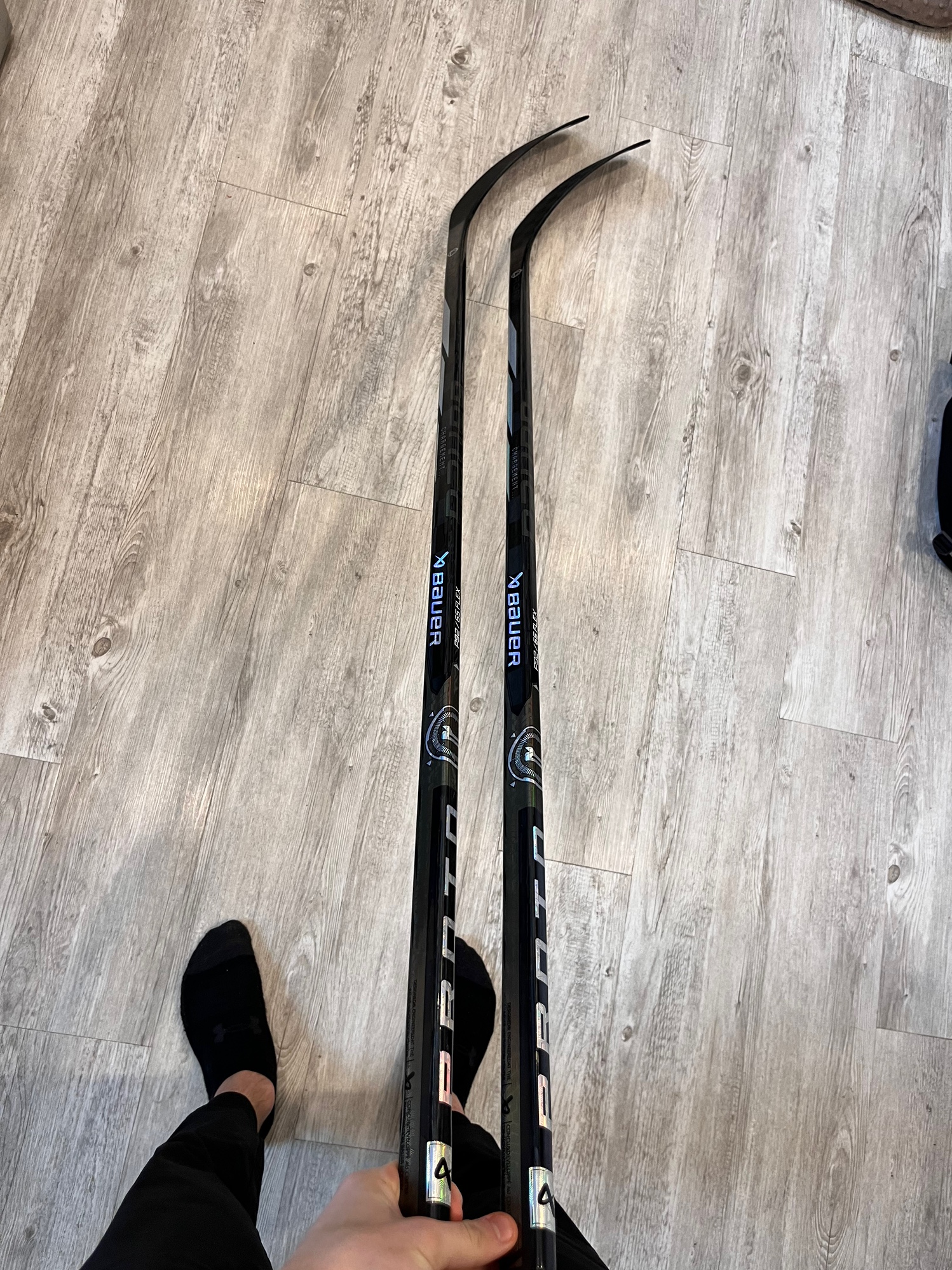 2 Brand New Intermediate Left Hand P92 Proto-R Hockey Stick | SidelineSwap