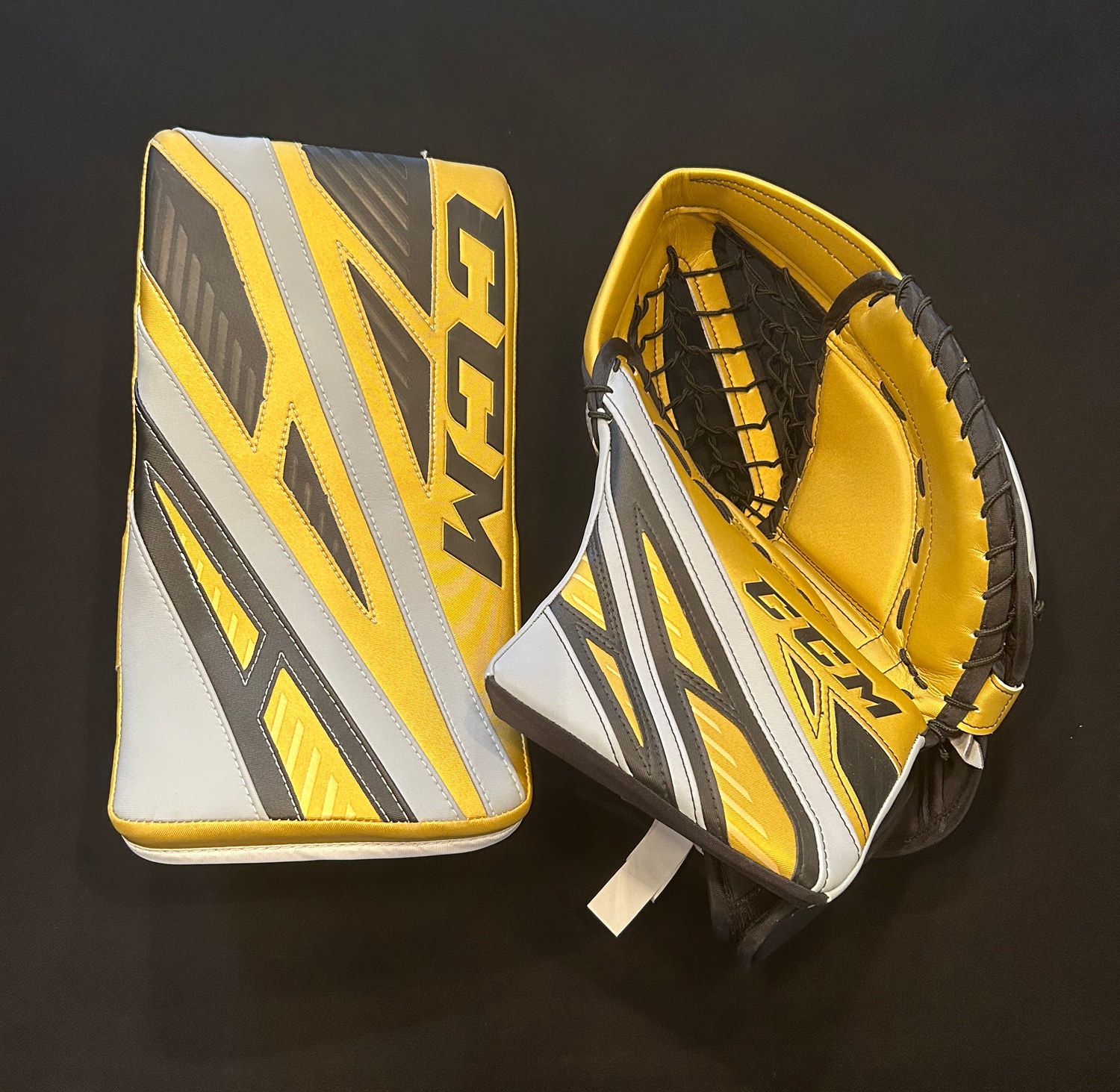 BRAND NEW: CCM Eflex4 Custom Pro Hockey Goalie Gloves Set (600 Break ...