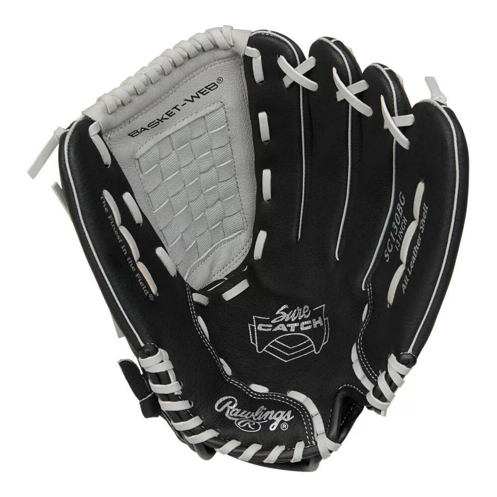New Rawlings Sure Catch Softball Glove 13" LHT left hand series leather ...