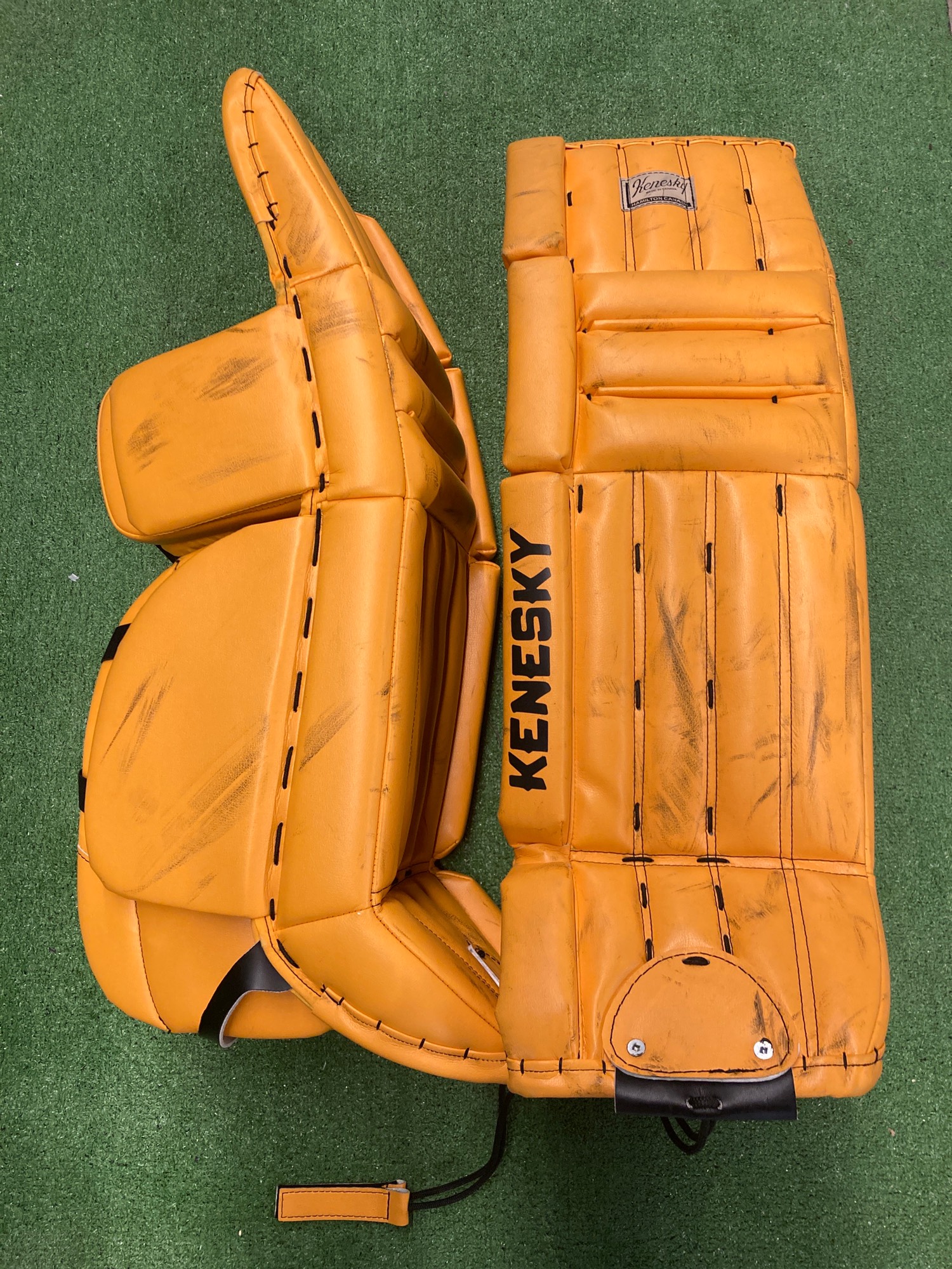 Used Custom 31+2 Kenesky Goalie Leg Pads | SidelineSwap