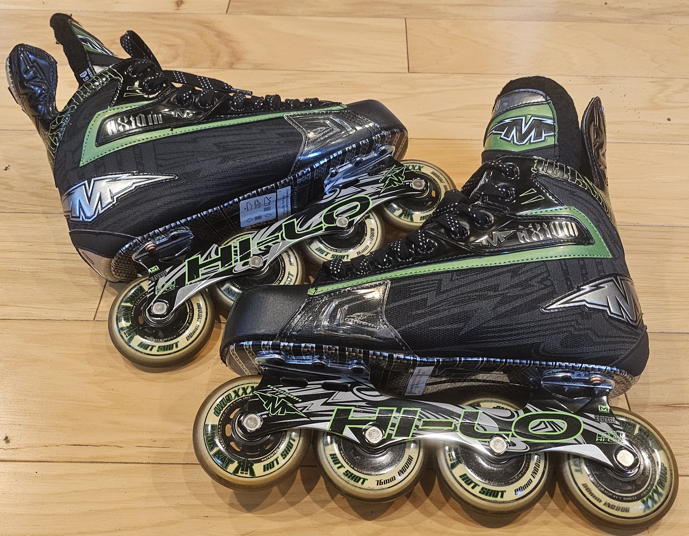 Mission Axiom T6 Size 9EE Inline Roller Hockey Skates | SidelineSwap