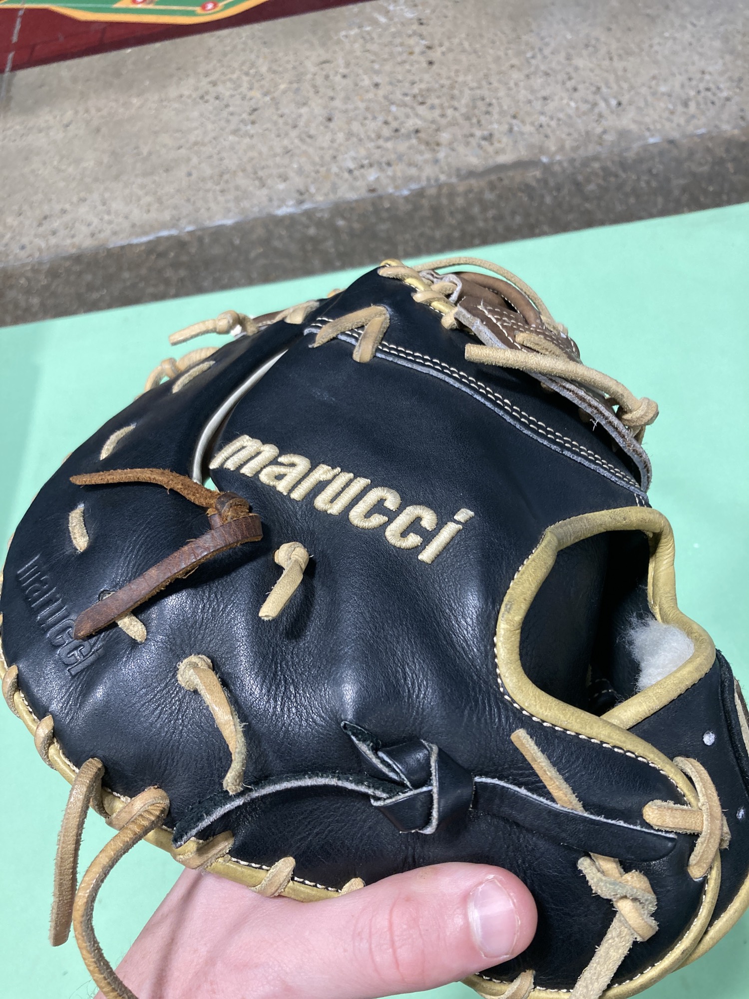 Used Marucci Honor the Game Right Hand Throw First Base Baseball Glove ...
