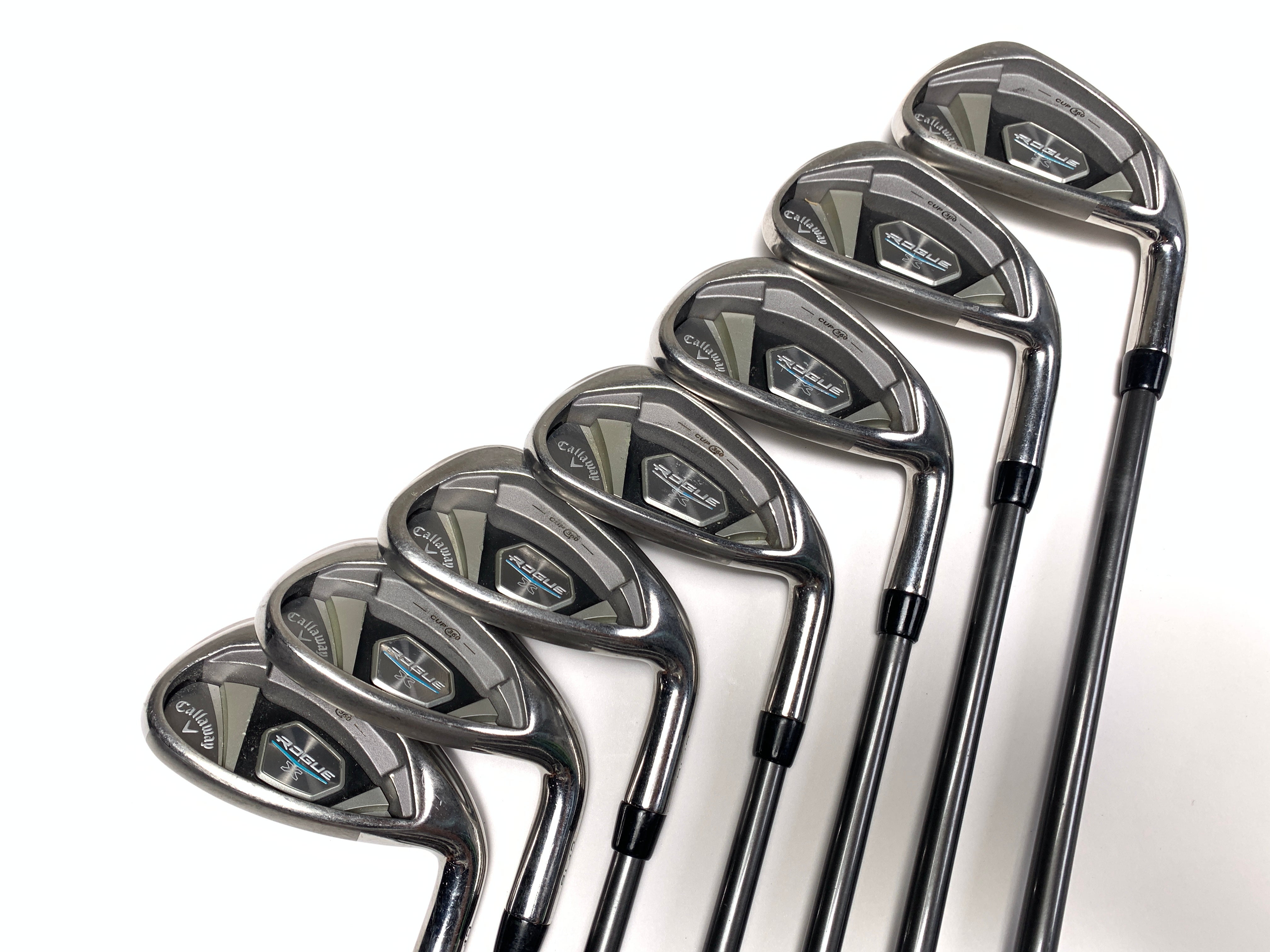 Callaway Rogue X Iron Set 6-PW+AW+GW Aldila Synergy Regular Graphite ...