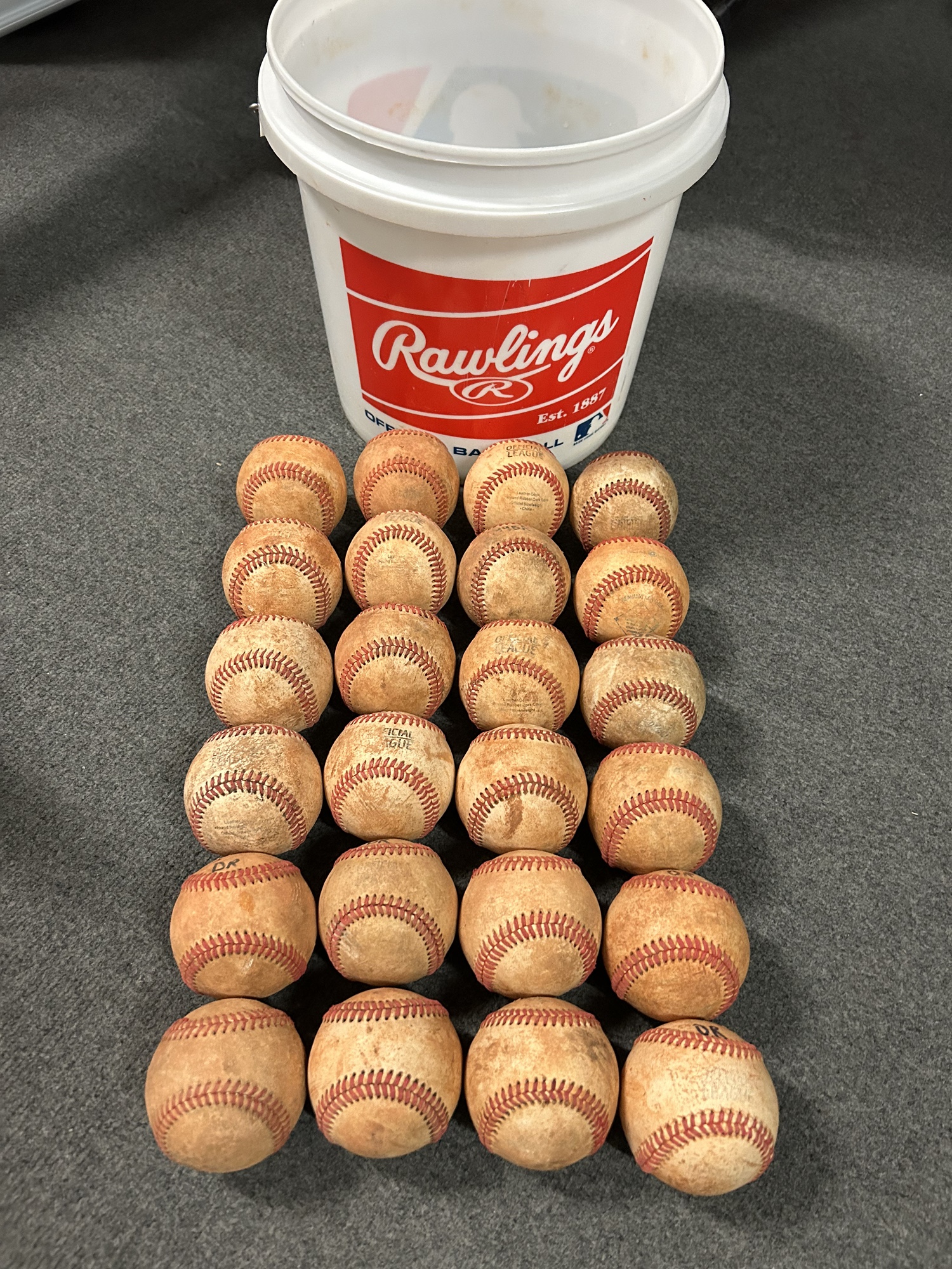2 Dozen Leather baseballs | SidelineSwap