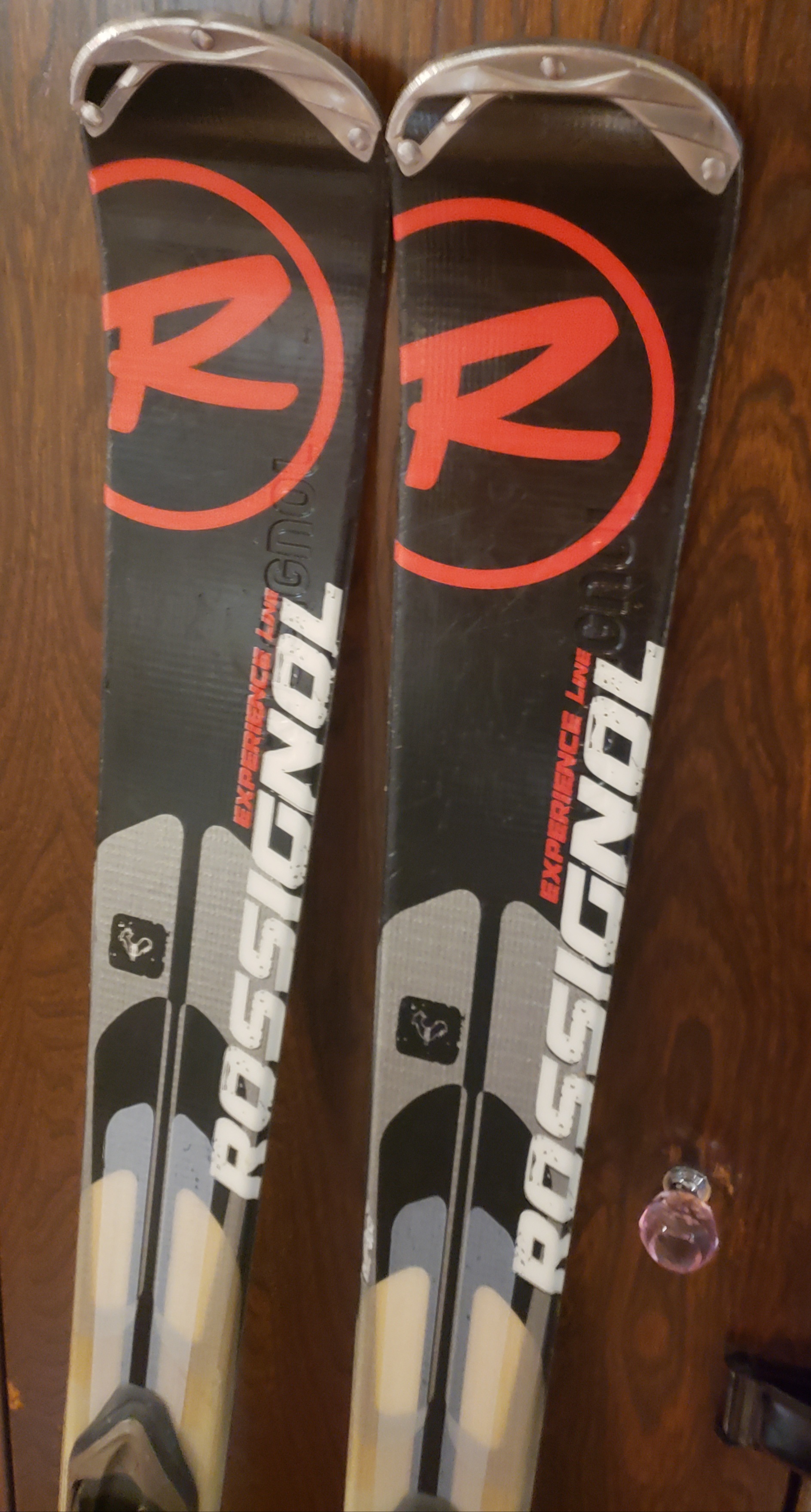 166cm ROSSIGNOL E74 EXPERIENCE SKIS w/ROSSIGNOL 3-10 DIN BINDINGS*USED ...