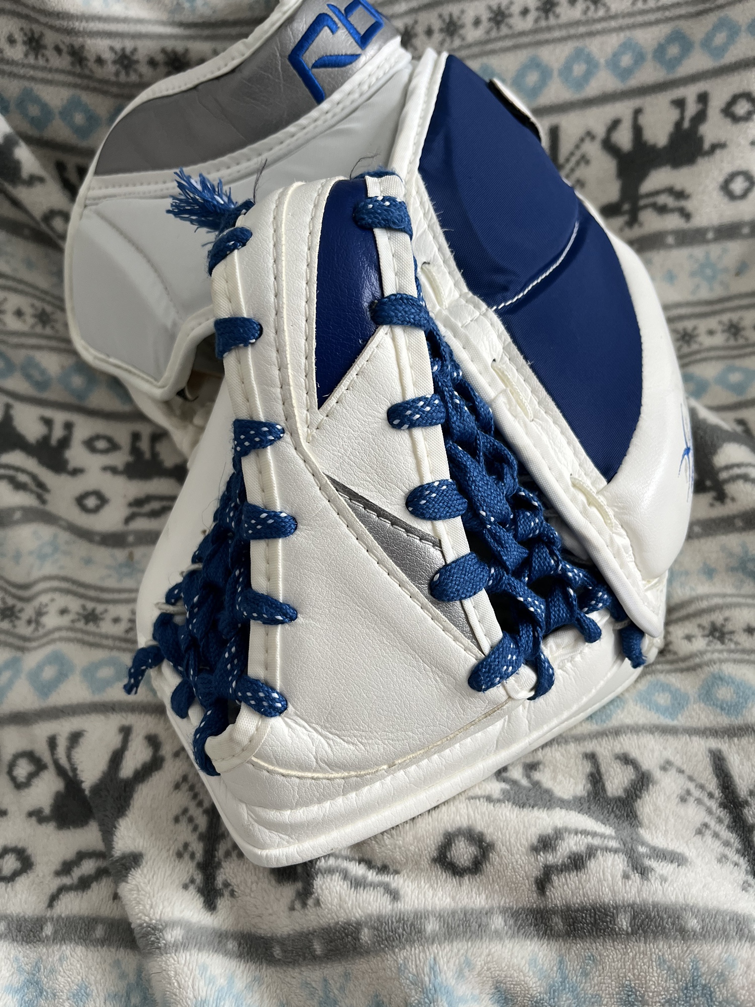 RBK Reebok Xpulse Pro Spec Senior Pro Goalie Catch Glove Made In Canada ...