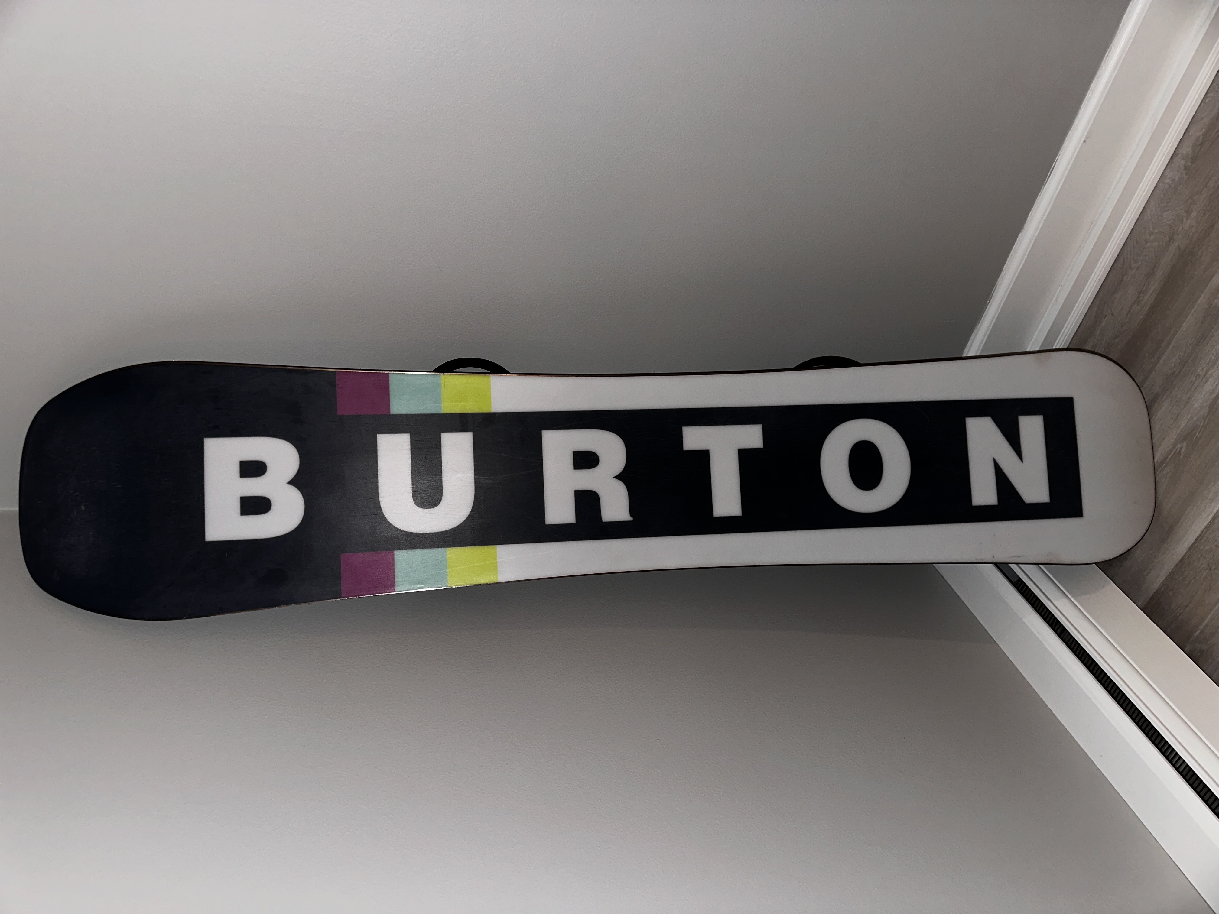 Used Men's Burton Custom Camber Snowboard With Bindings Medium Flex Directional | SidelineSwap