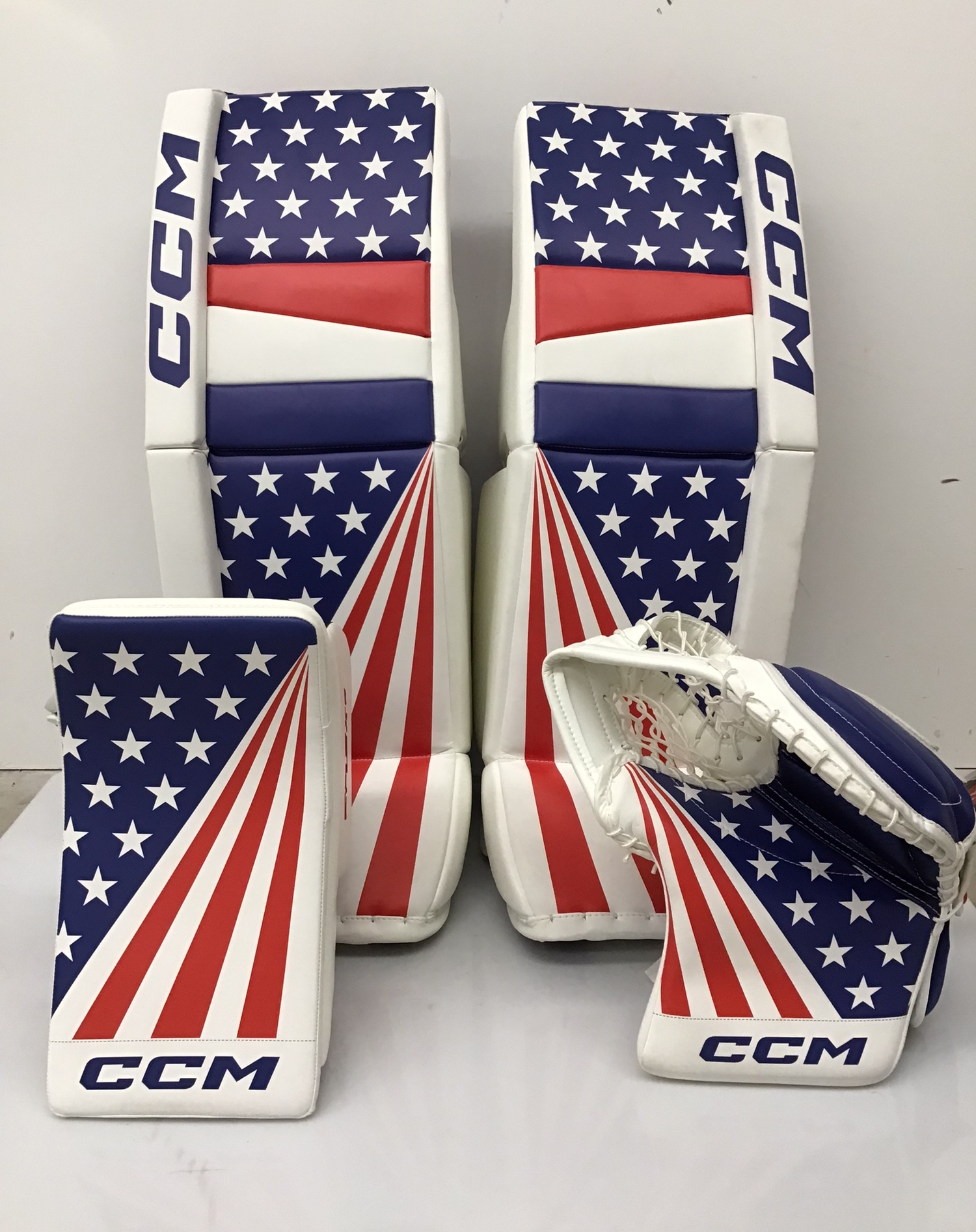 Custom CCM All-Out USA Eflex6 Goalie Full Set | SidelineSwap