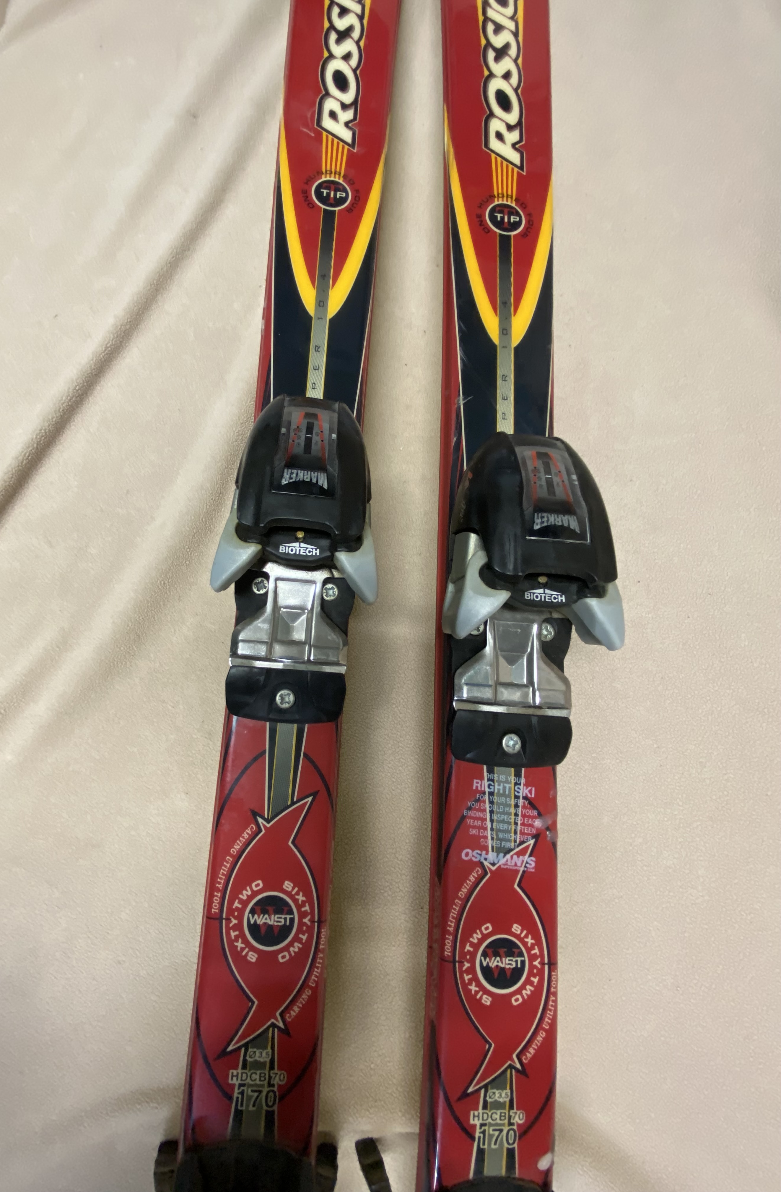 Used Rossignol 170 cm All Mountain Skis With Bindings | SidelineSwap