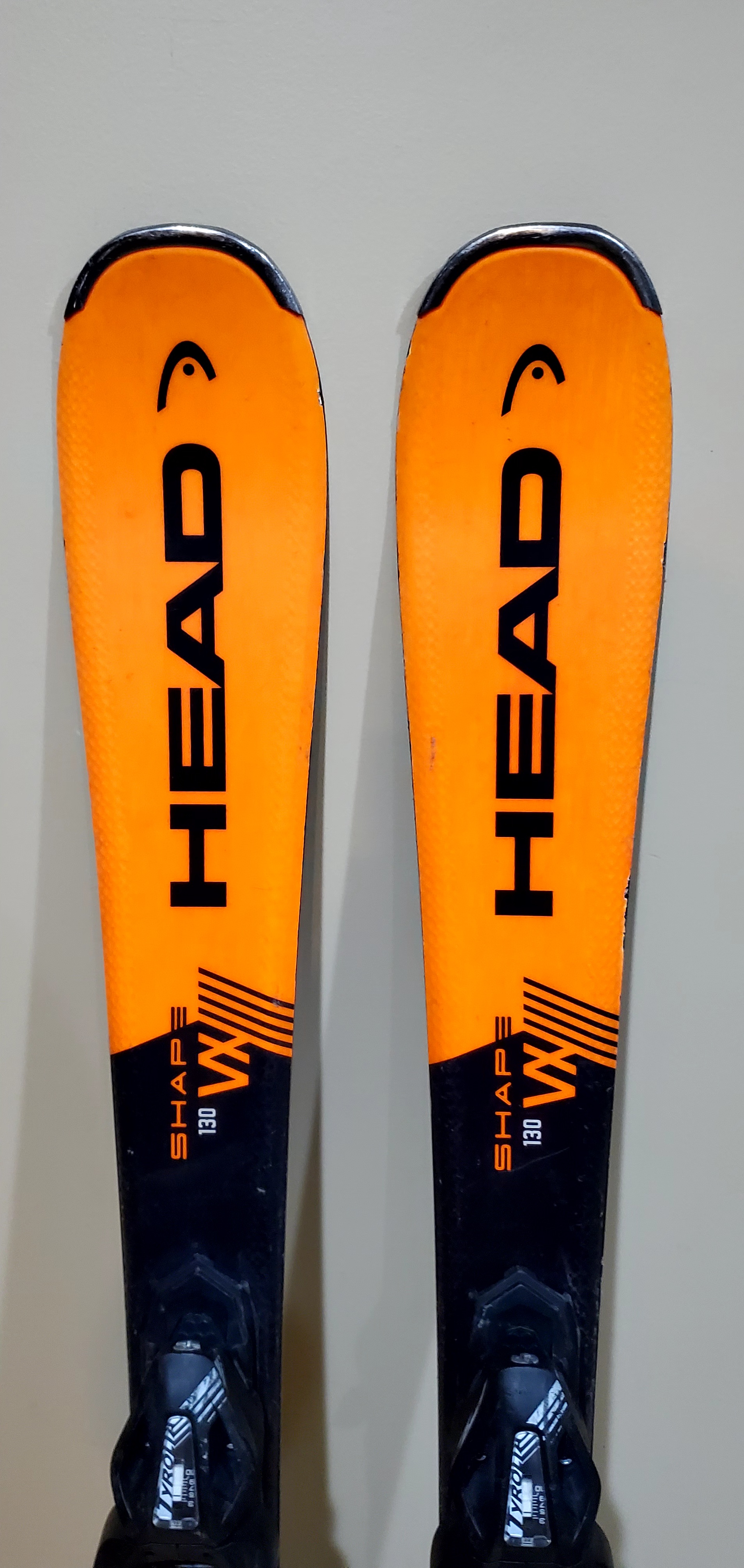 Used Unisex 130 cm All Mountain Shape vx Skis With Bindings | SidelineSwap