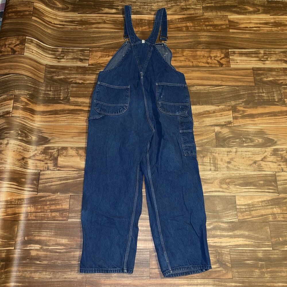 Vintage Key Imperial Mens Size 42x29 Denim Work Farm Bib Overalls ...