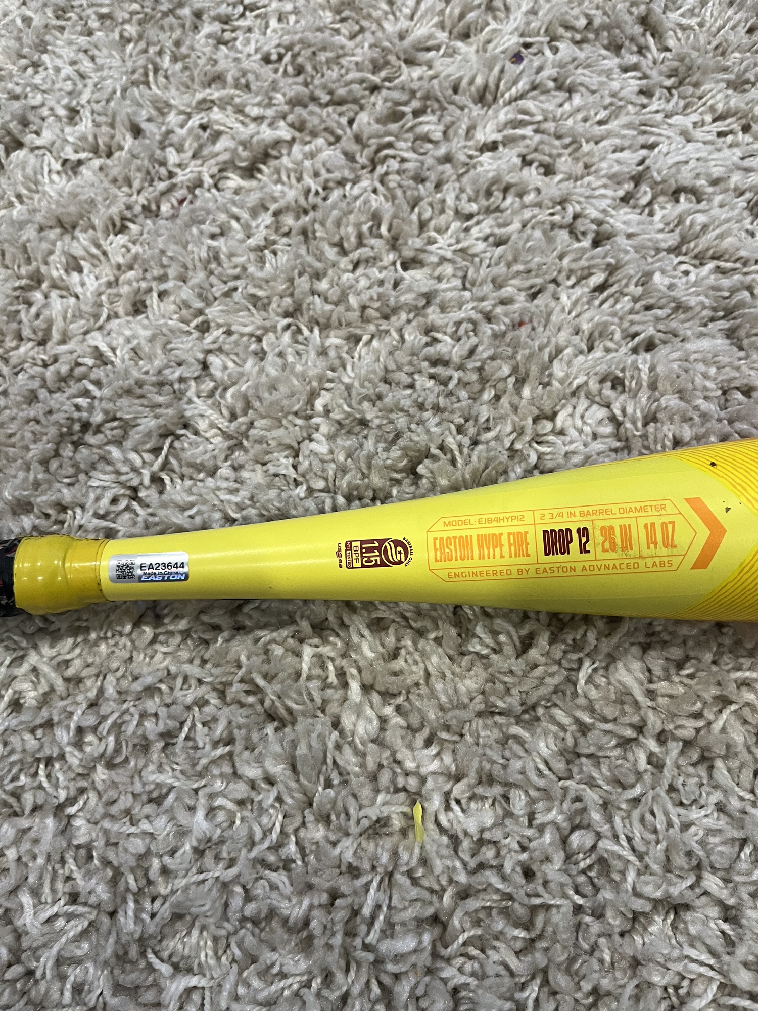 2023 Composite (-12) 14 oz 26" Hype Fire Bat JR | SidelineSwap