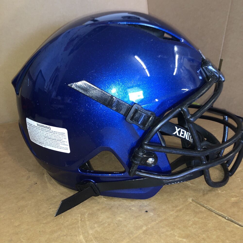 USED XENITH SHADOW ADULT HELMET - LARGE - METALLIC ROYAL BLUE | SidelineSwap