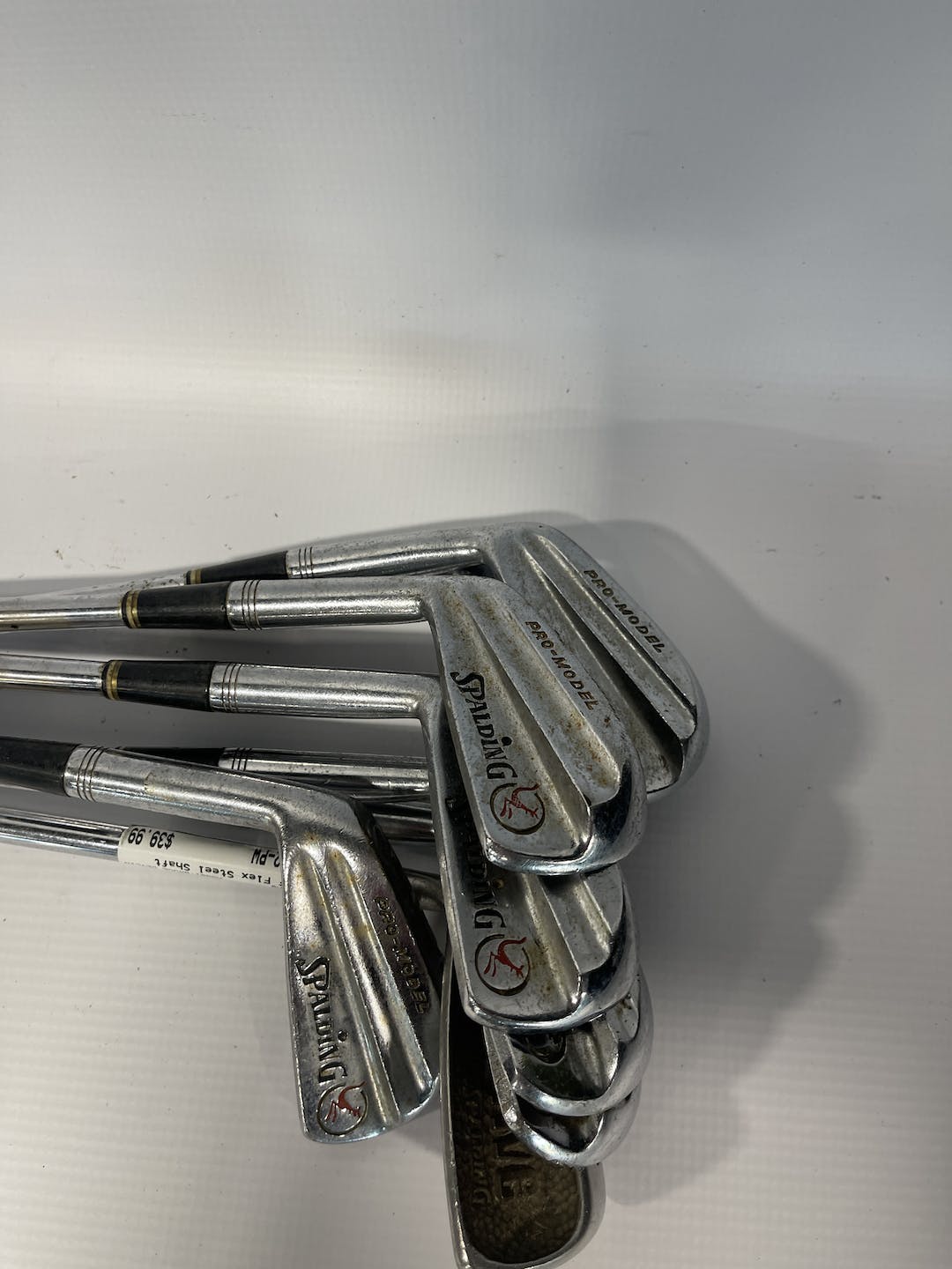 Used Spalding Bruce Devlin 2i-pw Stiff Flex Steel Shaft Iron Sets ...