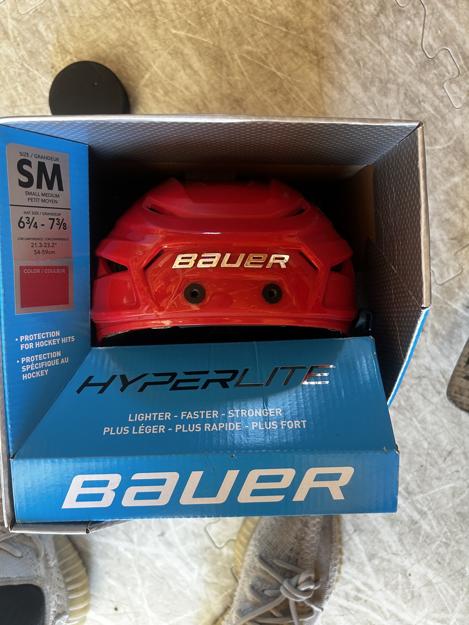 New Red Hyperlite Hockey Helmet S/M | SidelineSwap