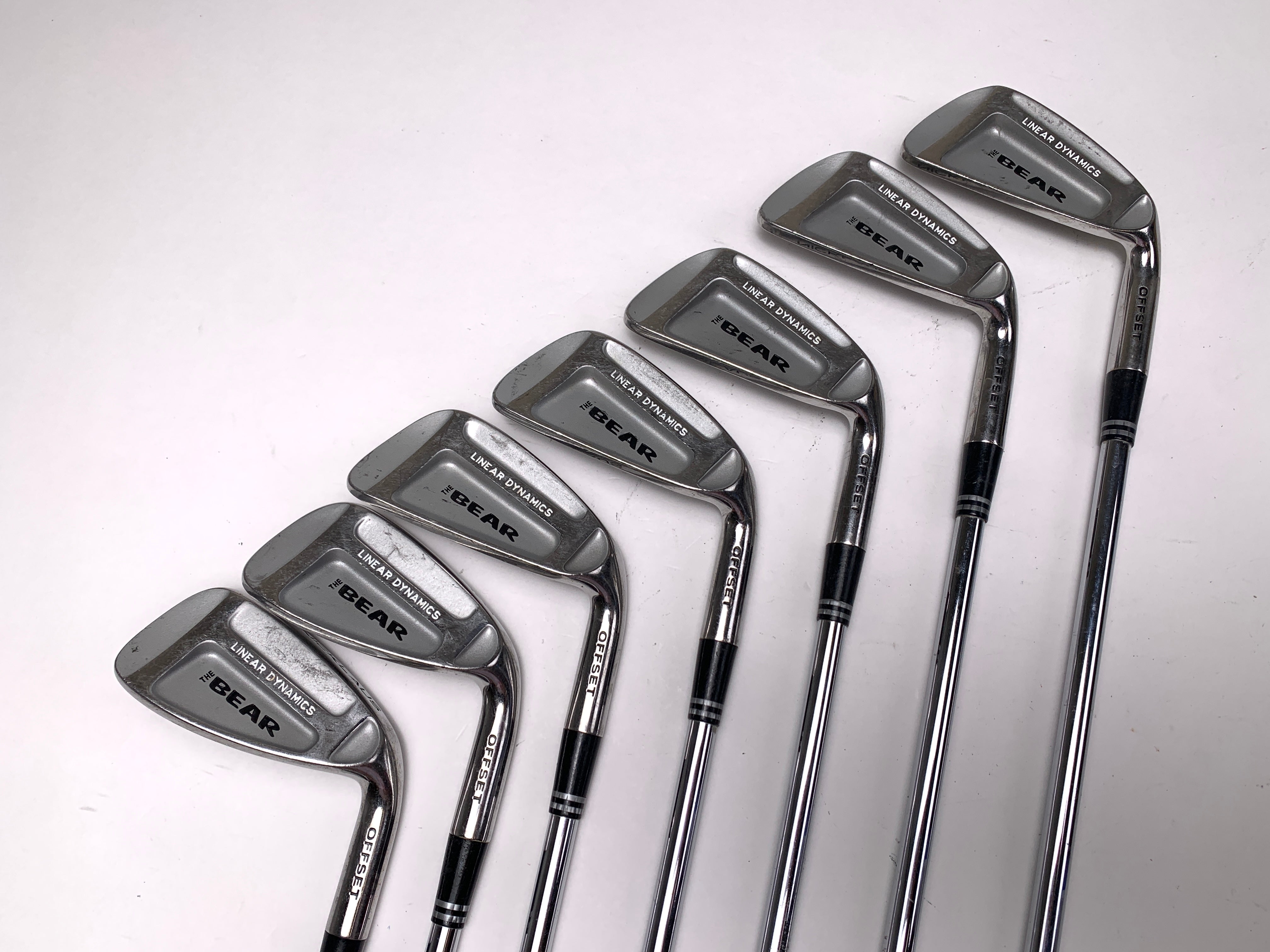 Nicklaus The Bear Offset Iron Set 3-9 Crank Shaft Nicklaus Regular RH ...